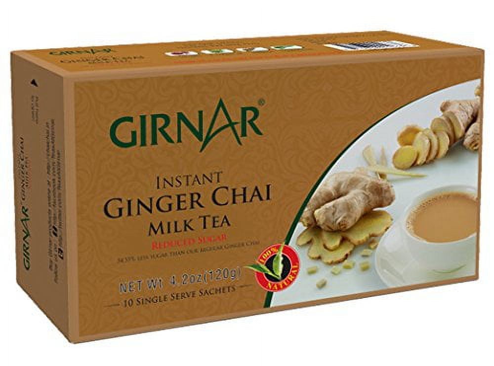 Girnar Instant Indian Spice Chai Tea Premix With Ginger, Unsweetened ...