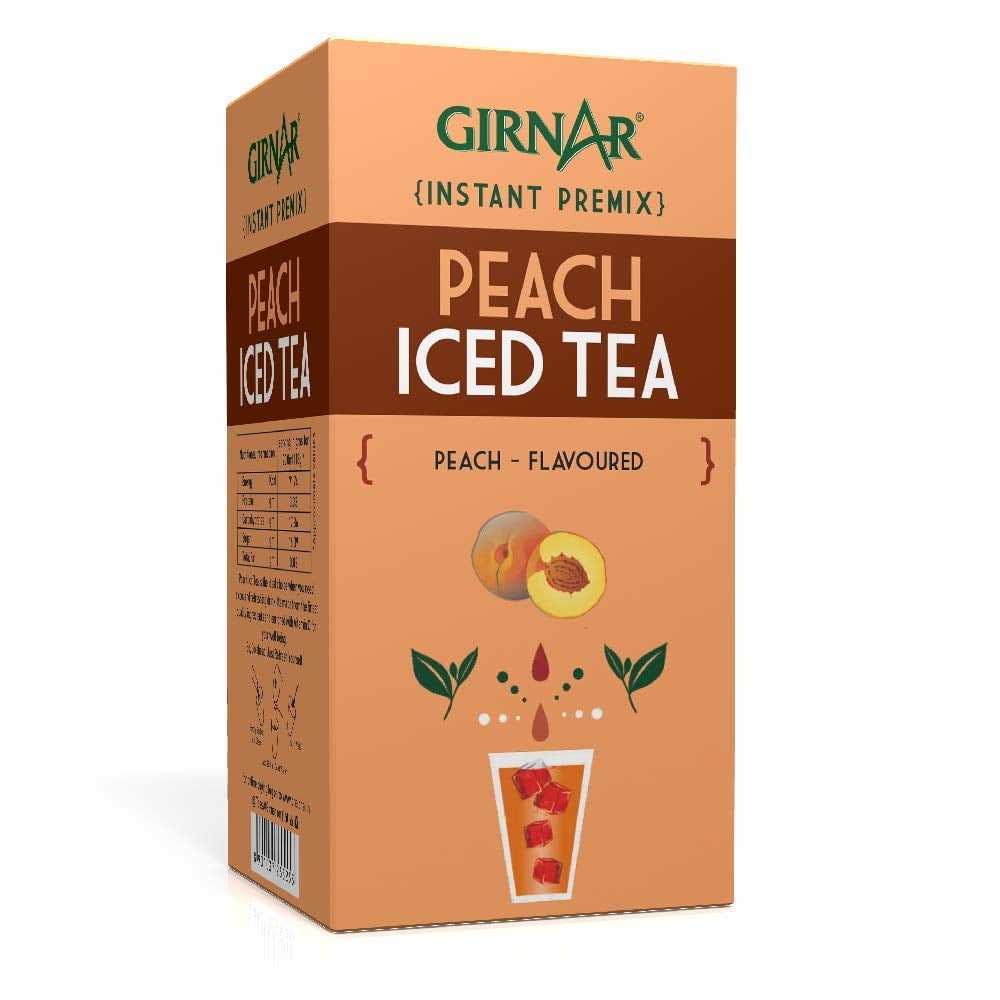 Girnar Instant Premix Iced Tea - Peach Flavour (5 Sachets) - Walmart.com