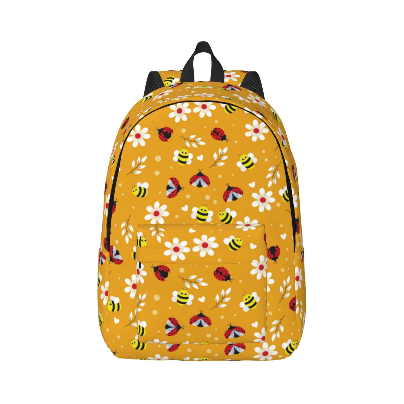 Giroia Bees And Ladybug for Canvas Backpack for Men and Women ...