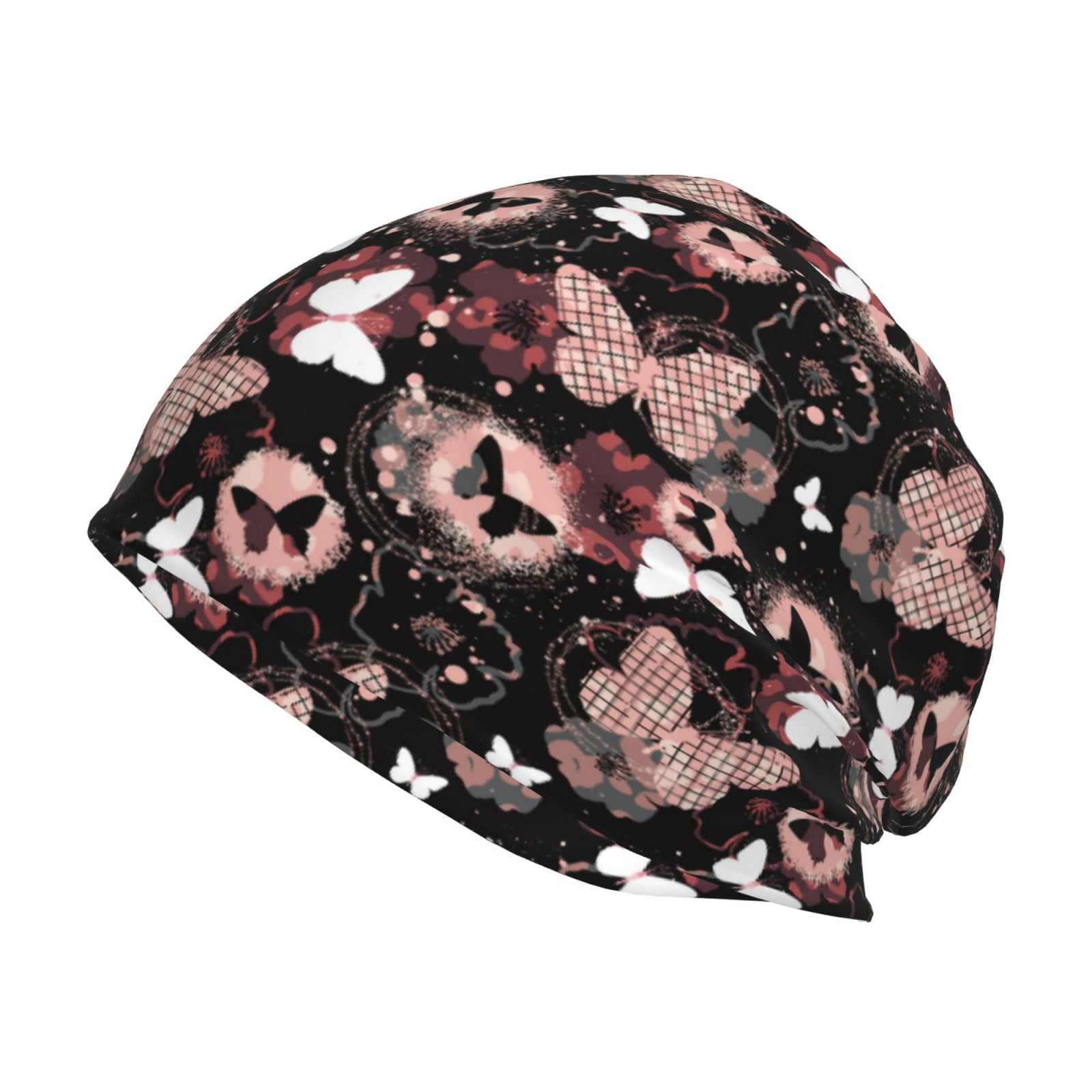 Giroia Butterfly for Beanies Men's Women's Winter Knit Cuffed Hats ...