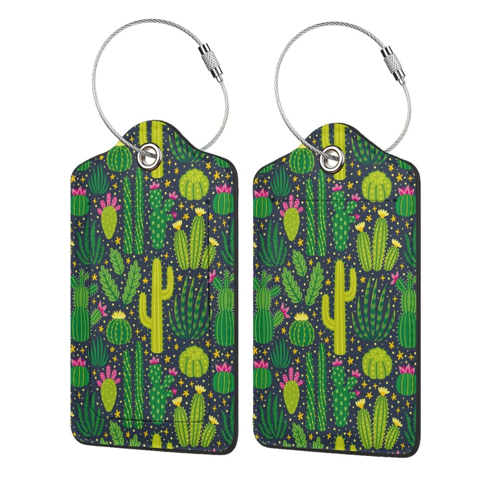 Giroia Cactus 1 for Large Luggage Tags for Suitcases for Men and Women ...