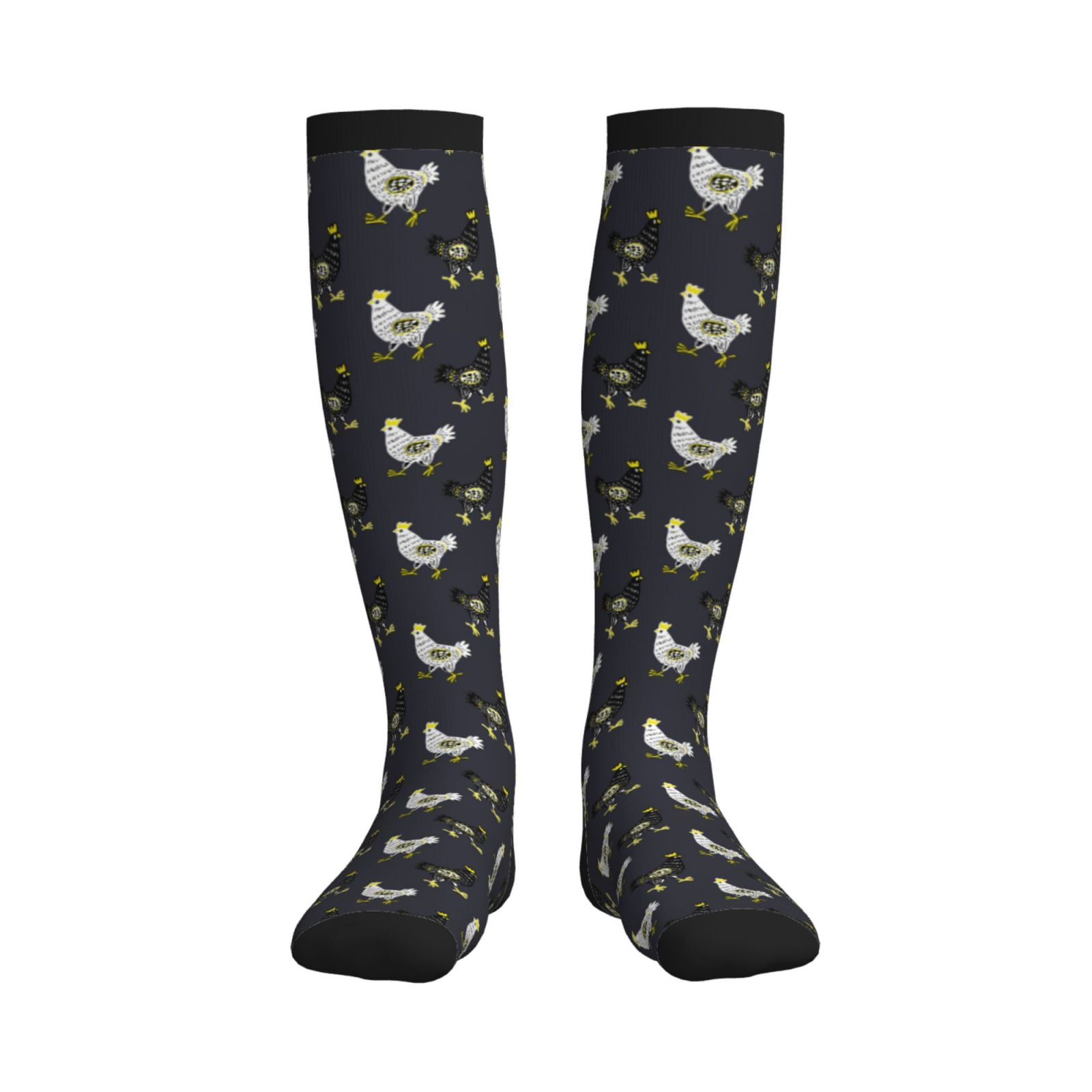 Giroia Cartoon Rooster for Premium Sports Compression Socks for Men and ...