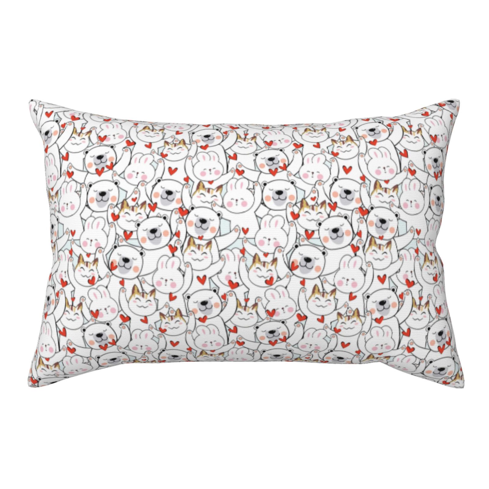 Giroia Cat Bear Rabbit for Envelope Closure Pillow Cover, Pillowcases ...