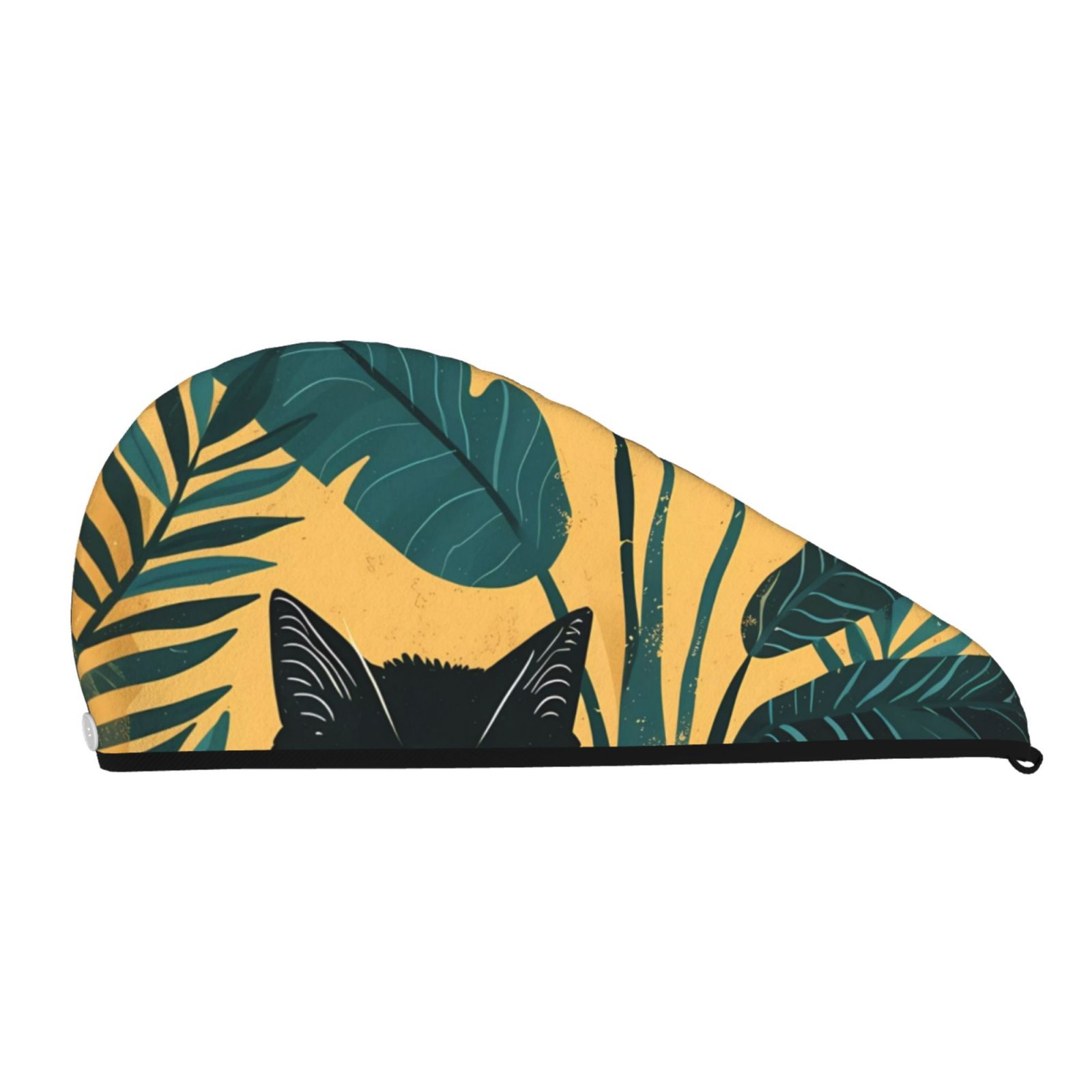 Giroia Cat Hiding In Potted Plants for Hair Caps with Buttons for Fast ...