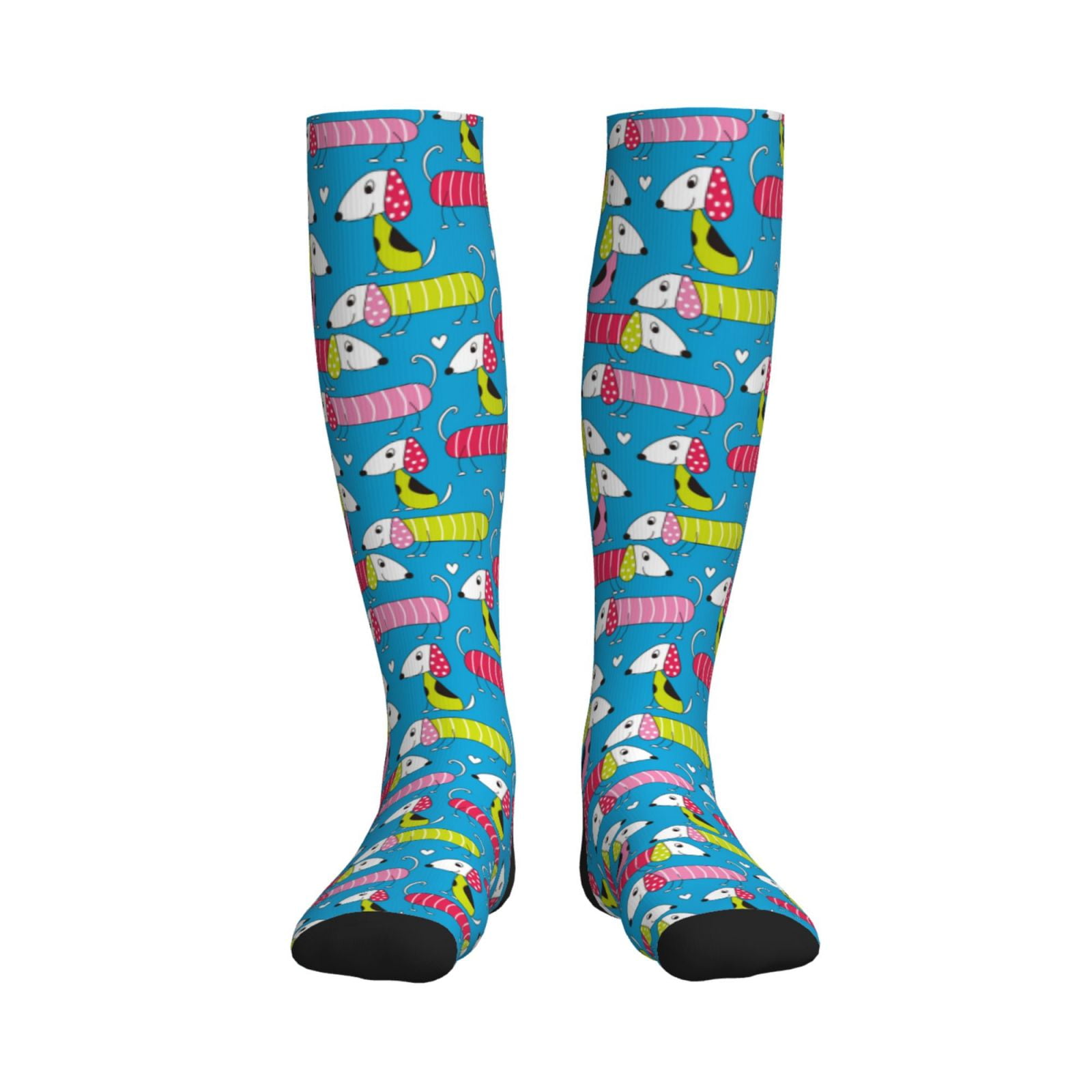 Giroia Color Dachshund Dog for Premium Sports Compression Socks for Men ...