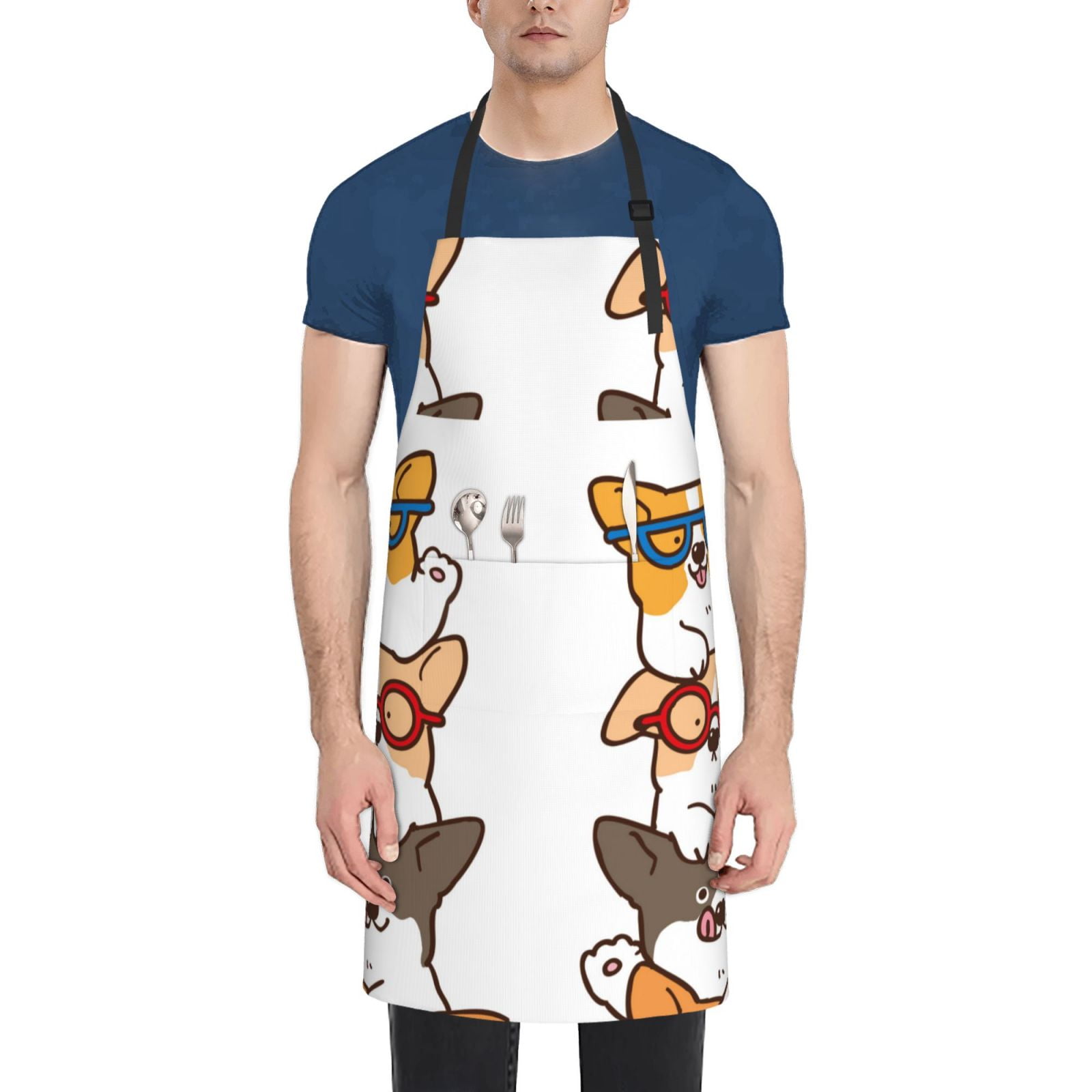 Giroia Corgi Dog2 for Waterproof Apron for Men and Women ,Apron for ...