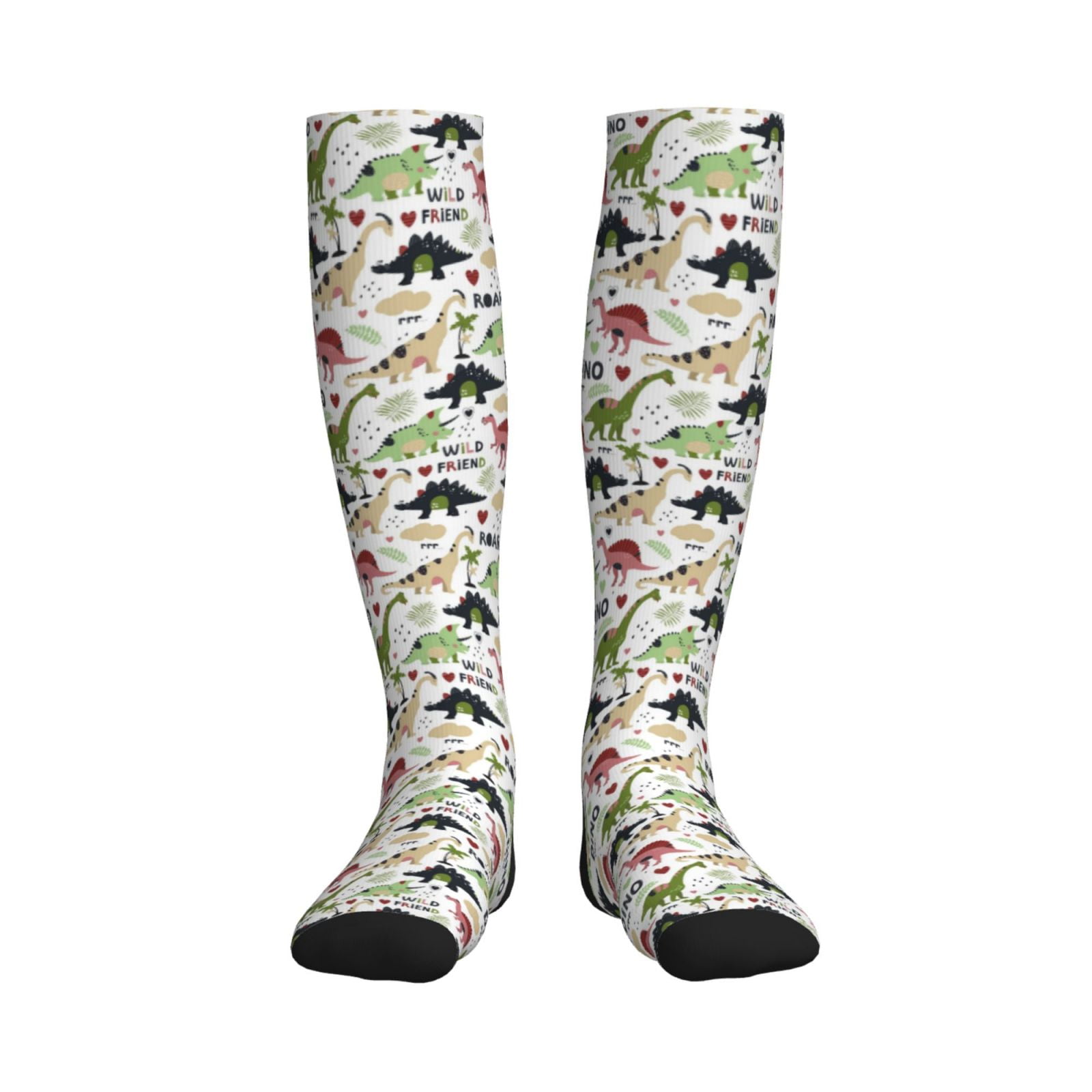 Giroia Cute Dinosaurs for Premium Sports Compression Socks for Men and ...