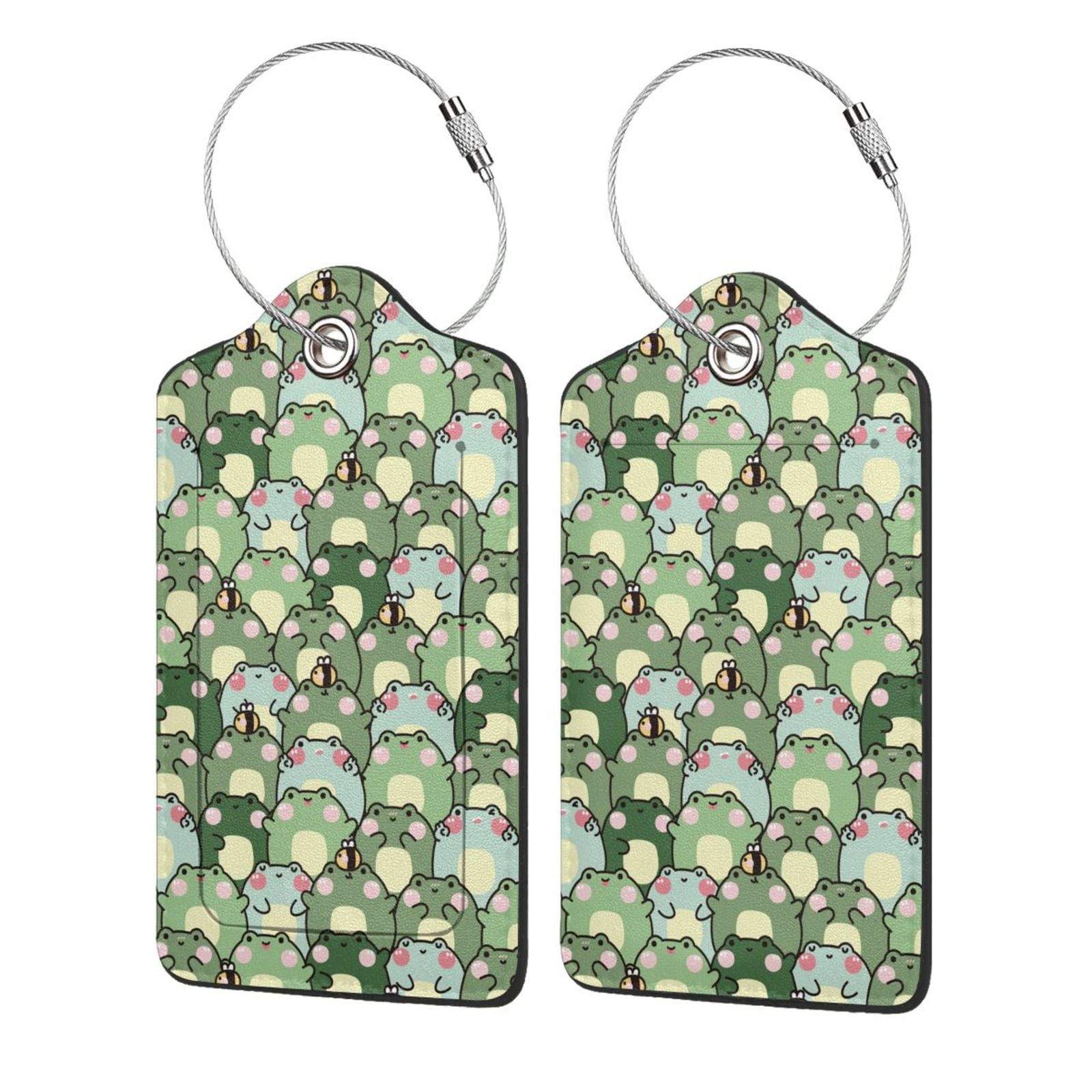 Giroia Cute Frog for Large Luggage Tags for Suitcases for Men and Women ...