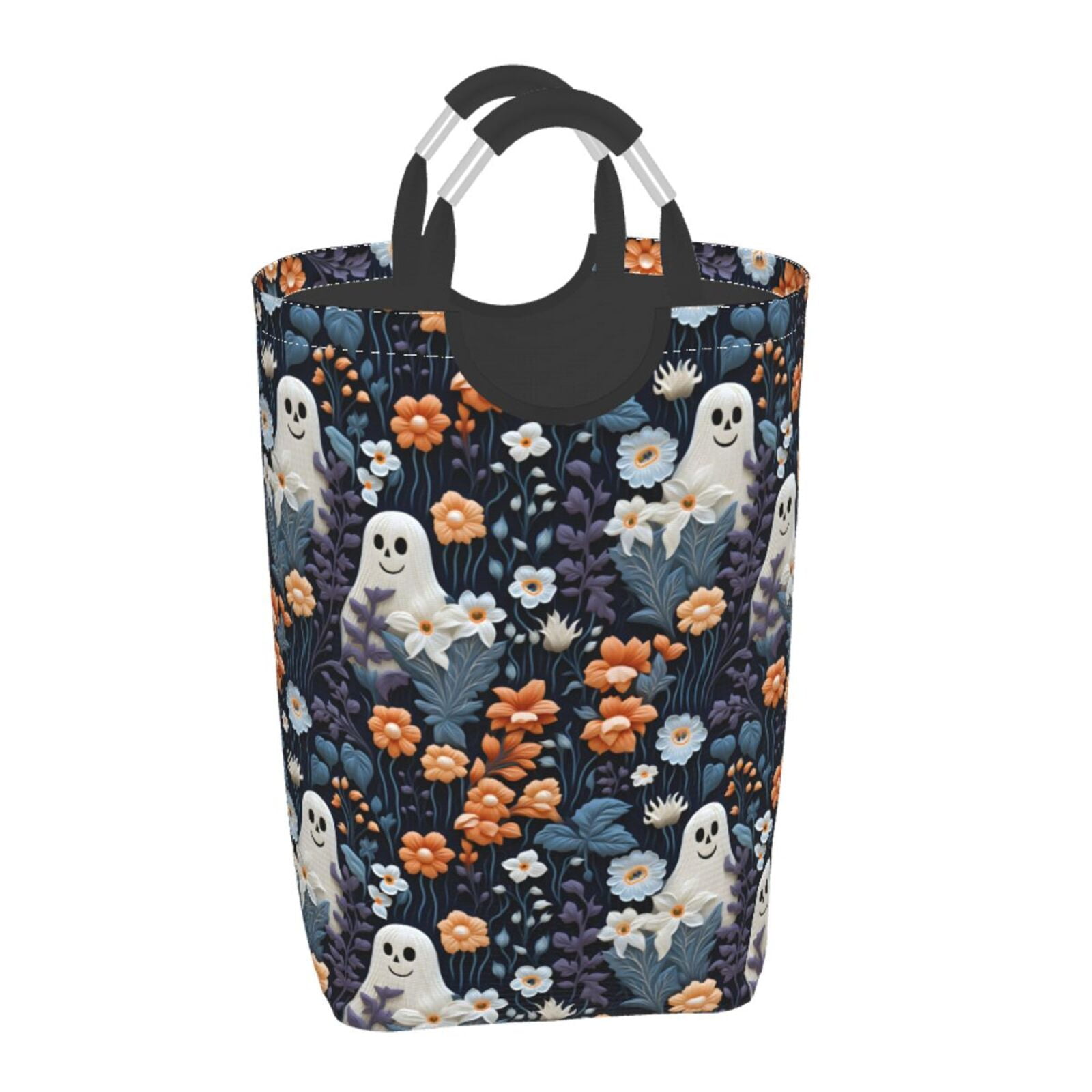 Giroia Cute ghost in the flowers for Travel Laundry Bag, Dirty Clothes ...