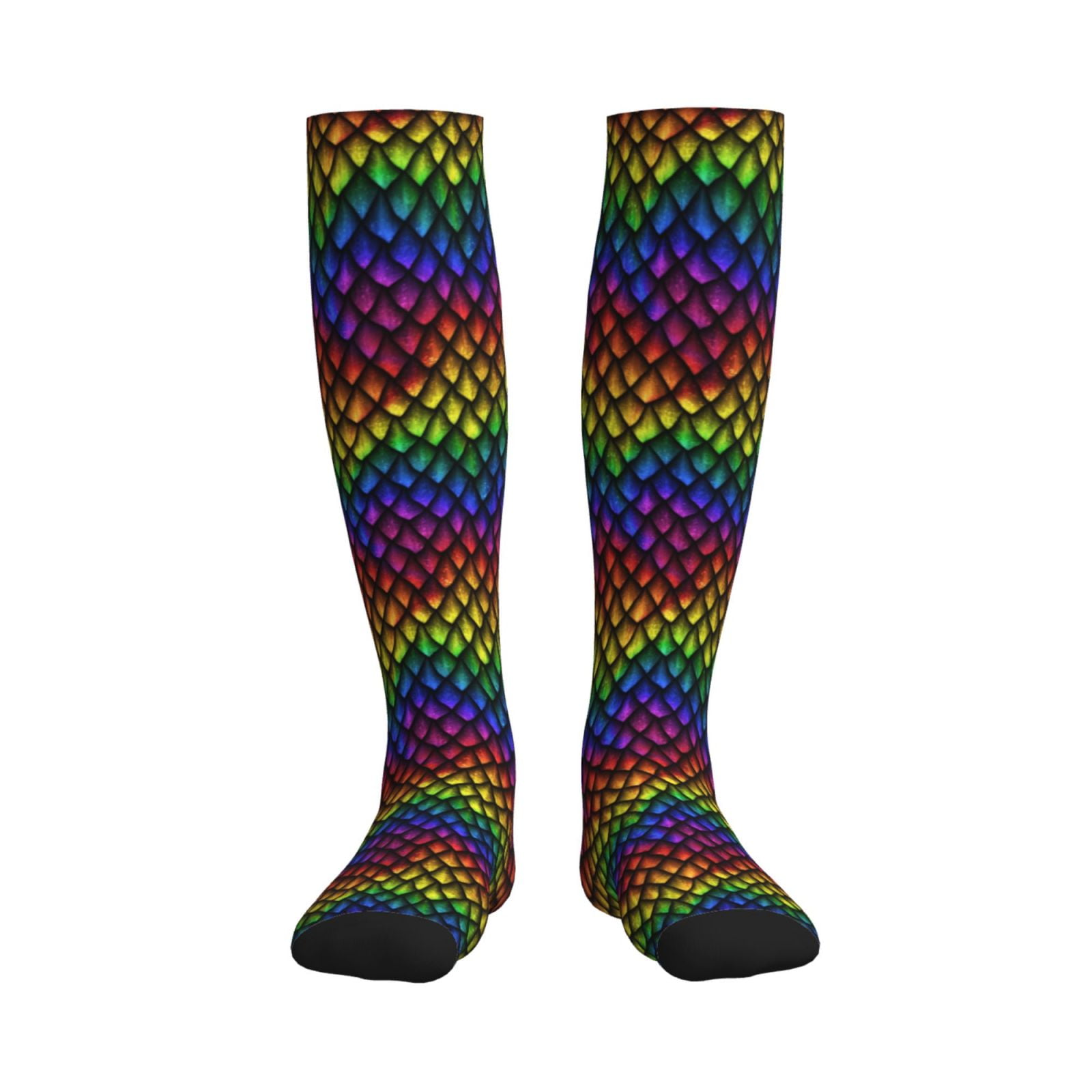 Giroia Dragon Scales for Premium Sports Compression Socks for Men and ...