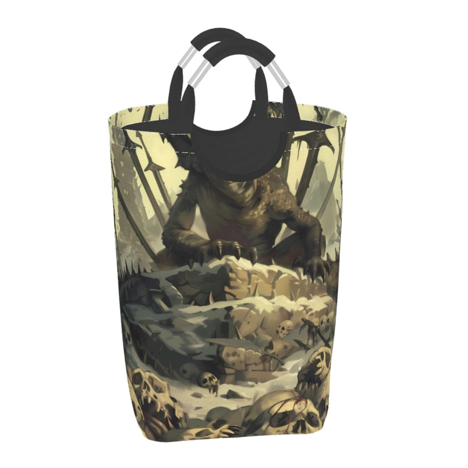 Giroia Epic Dragon Skull Scene for Travel Laundry Bag, Dirty Clothes ...