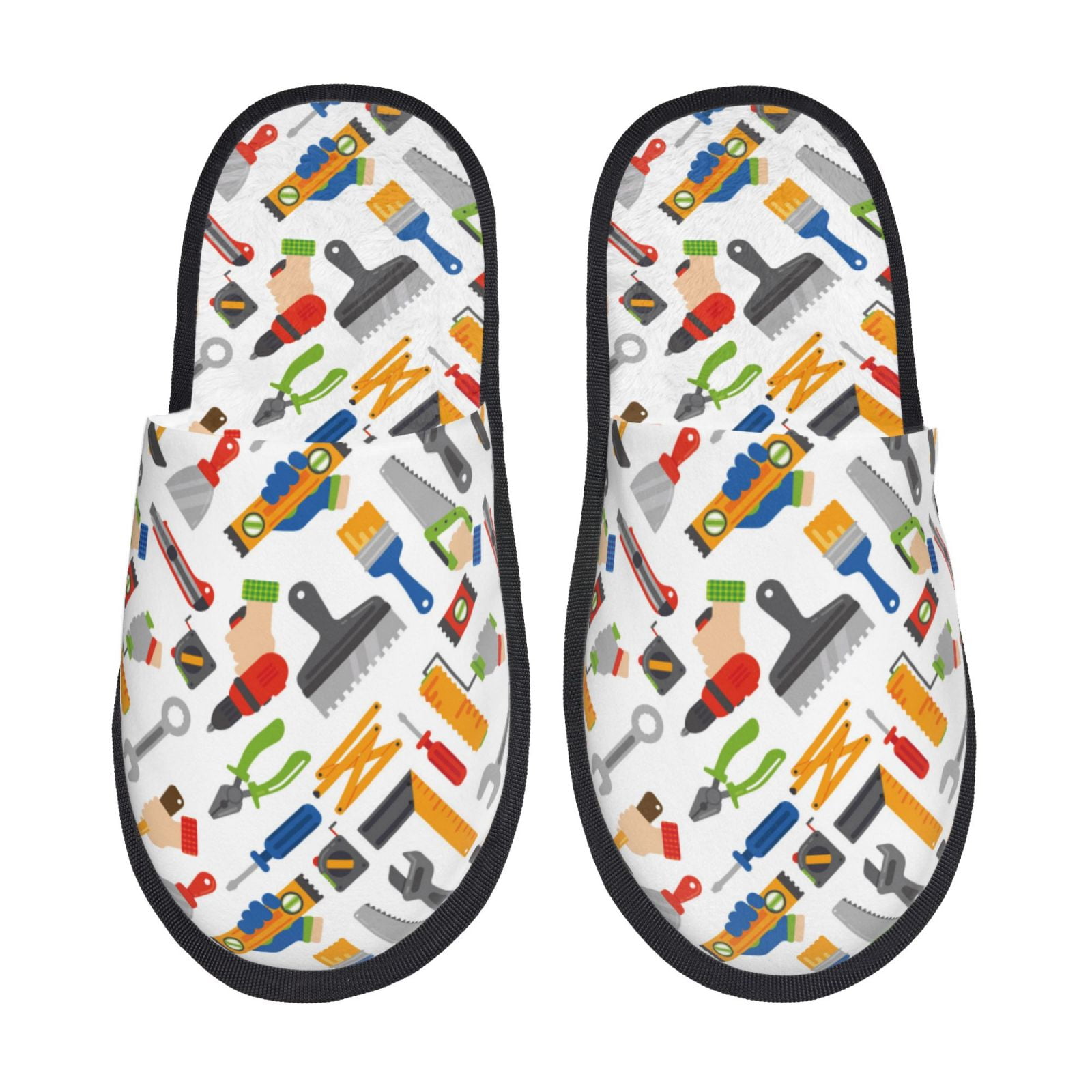 Giroia Home construction tools for Furry Slippers for Women and Men ...