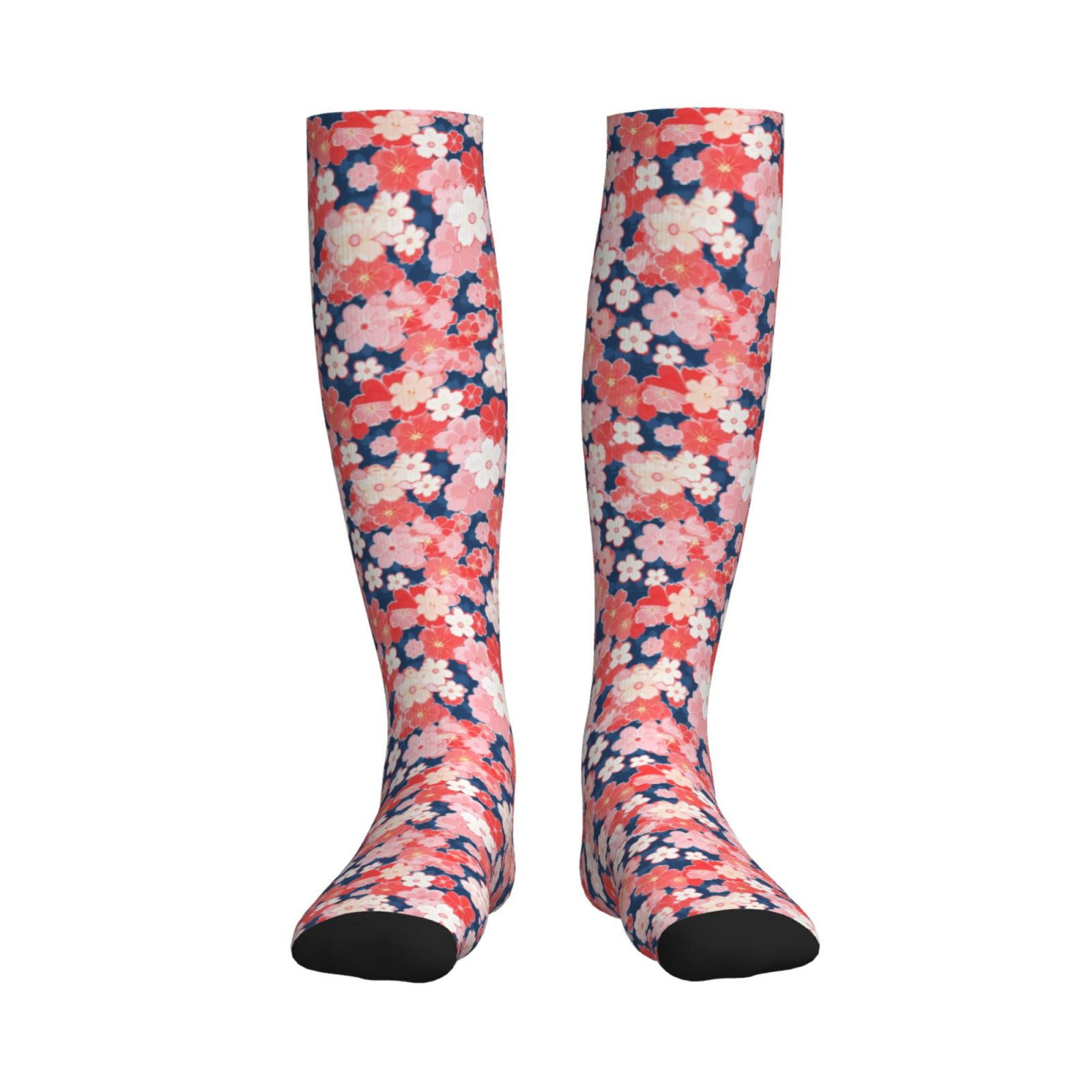 Giroia Japanese Cherry Blossoms for Premium Sports Compression Socks ...