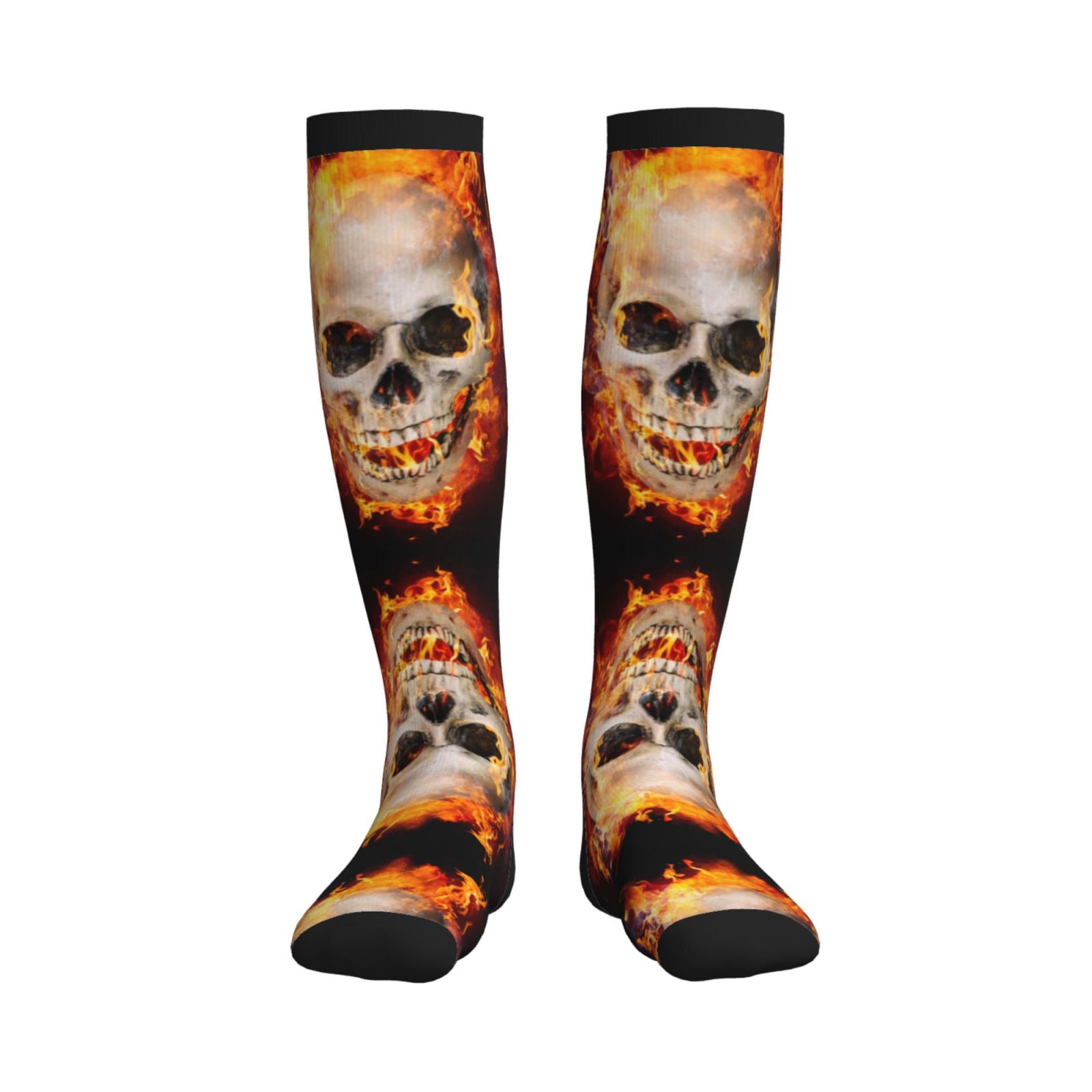 Giroia Satanic Skull for Premium Sports Compression Socks for Men and ...