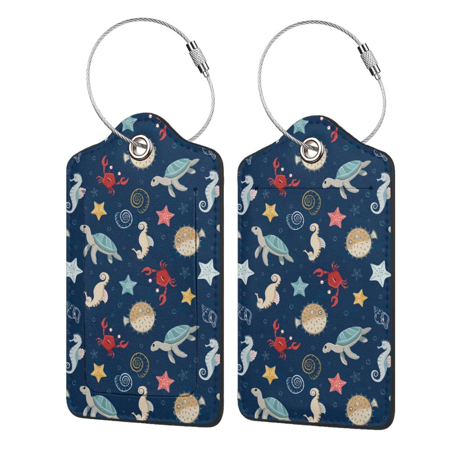 Giroia Sea Creatures for Large Luggage Tags for Suitcases for Men and ...