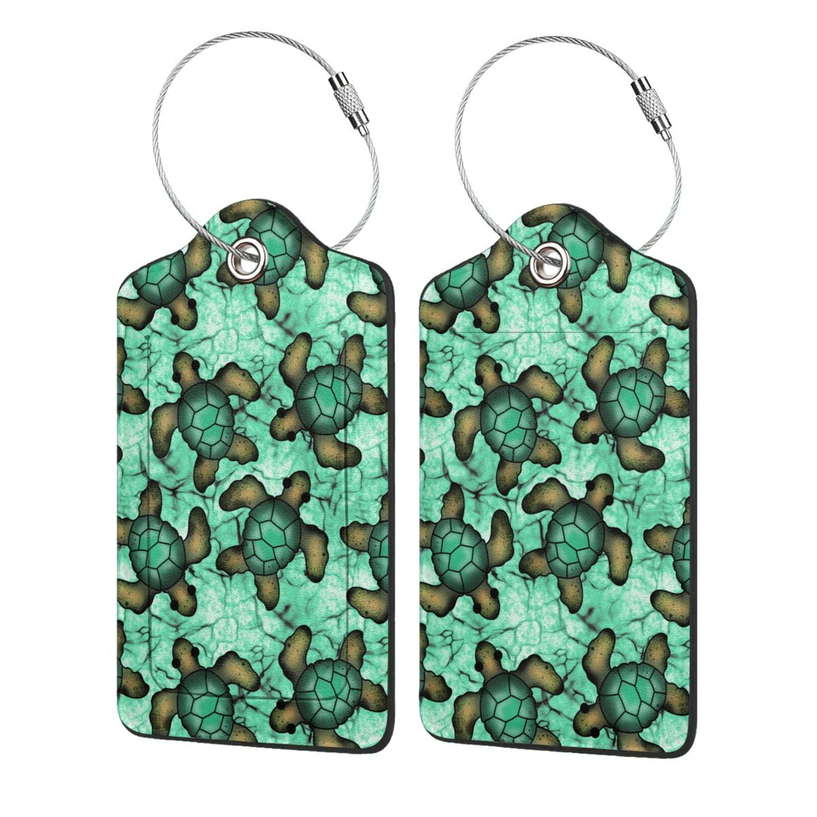 Giroia Sea Turtle for Large Luggage Tags for Suitcases for Men and ...