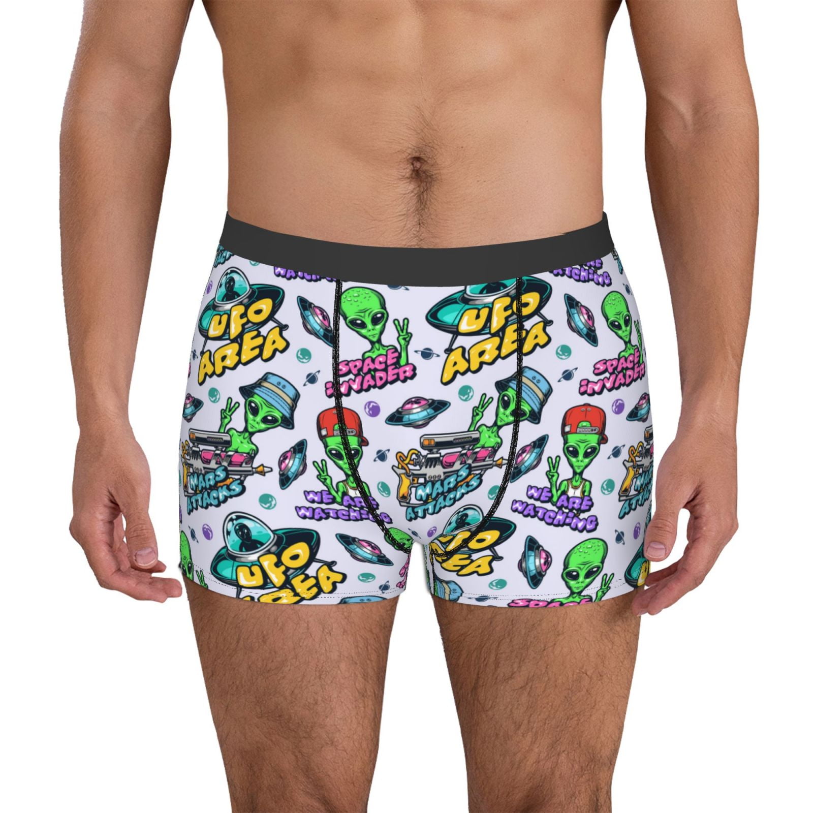 Giroia Space Monster for Men's Boxer Briefs, Premium Comfort Stretch ...
