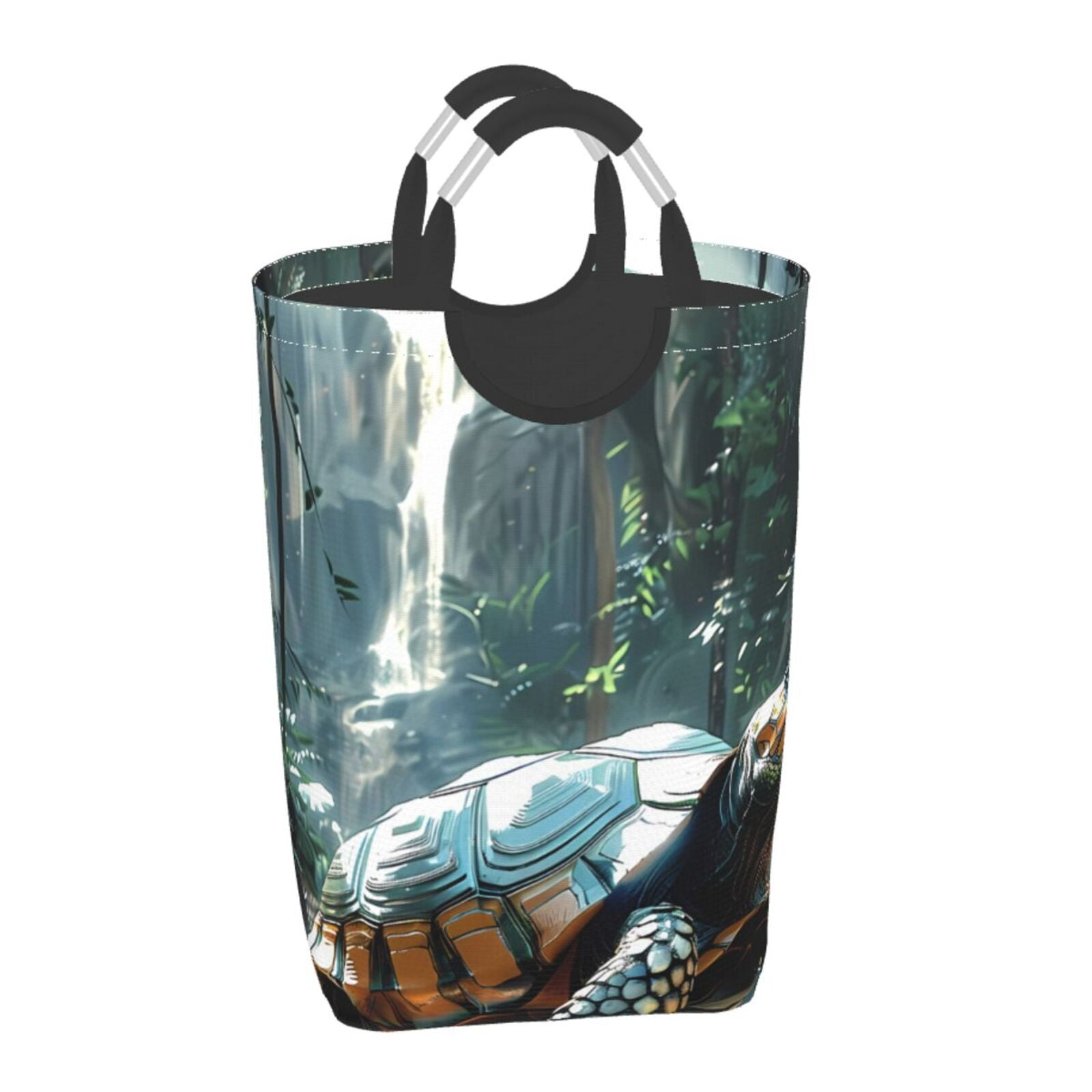 Giroia Turtle In Jungle Waterfall for Travel Laundry Bag, Dirty Clothes ...