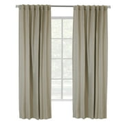 Loft Living Winmate Insulated Cotton Room-Darkening Drapes 40x72 White ...