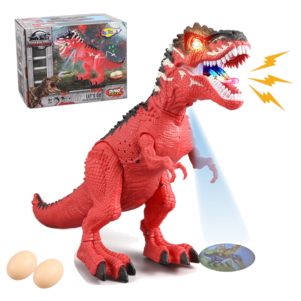 Girony Dinosaur Toys for Kids Electric Walking T-rex Dinosaur Toy with ...