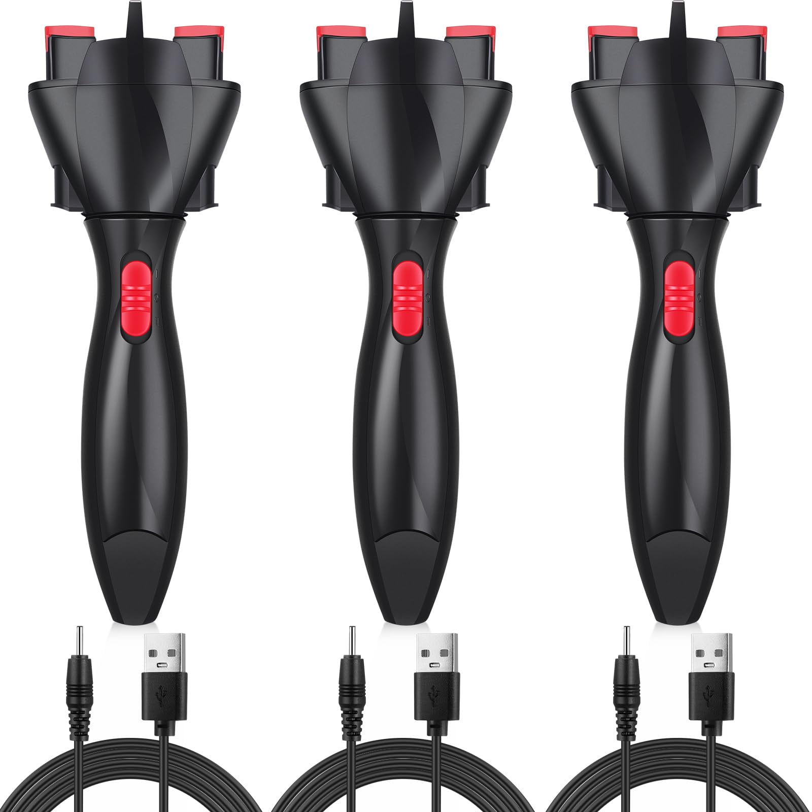 Gisafai 3 Pcs Automatic Electric Hair Braiding Machine Black DIY ...