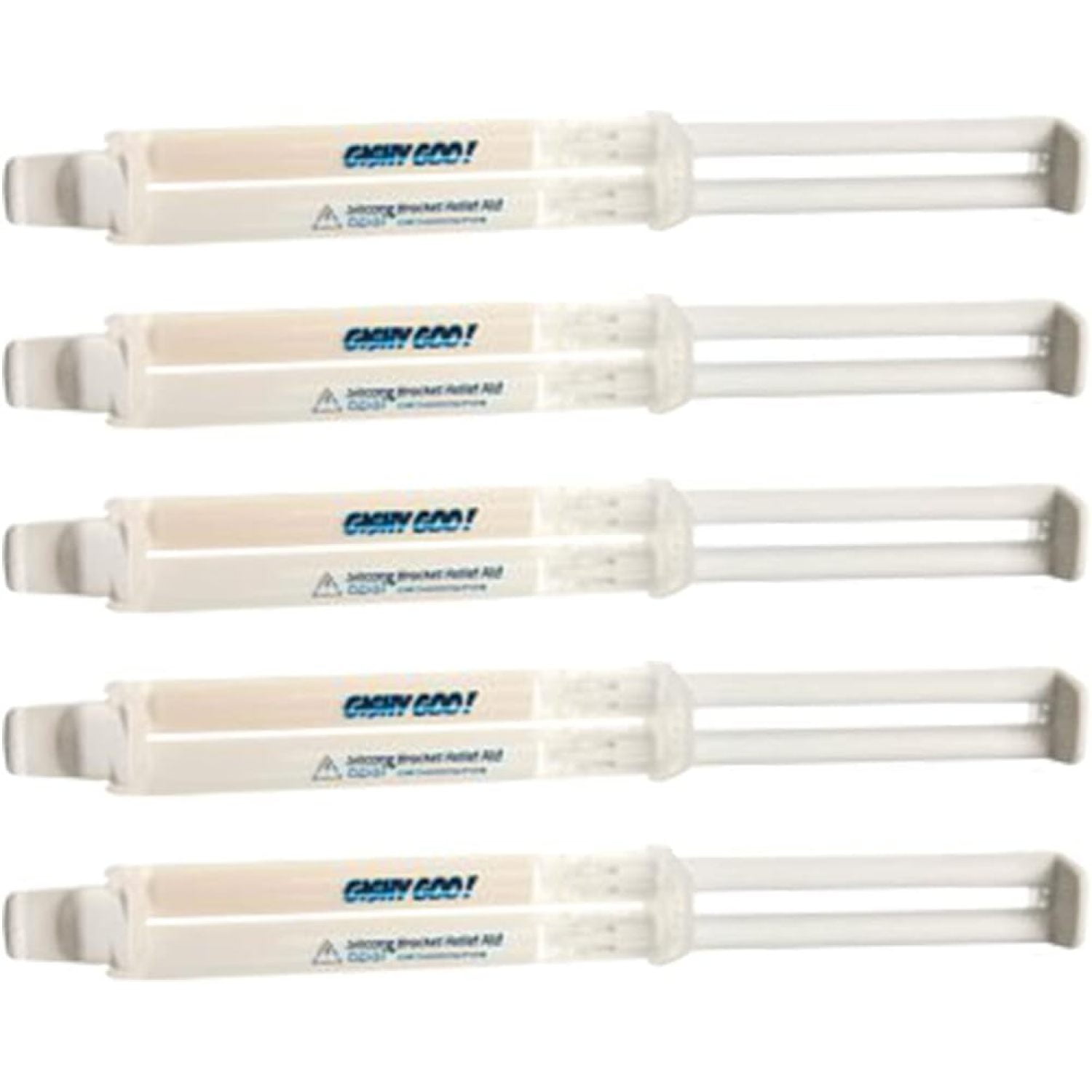 Gishy Goo Orthodontic Wax for Braces, Brackets, Wires Pain Relief (5 ...