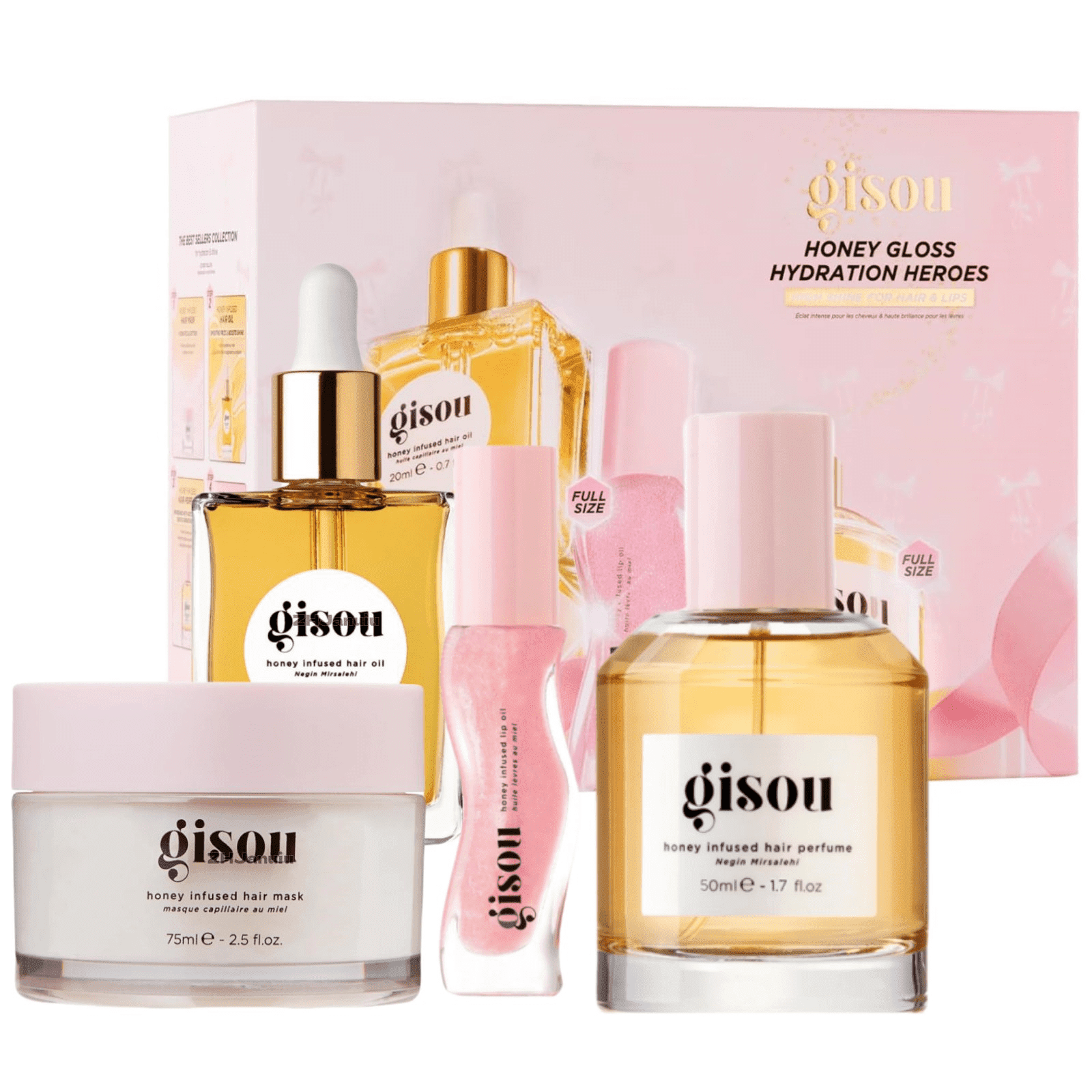 Gisou Honey Value Set 4Packs, Gisou Hair Oil, Heat Australia | Ubuy
