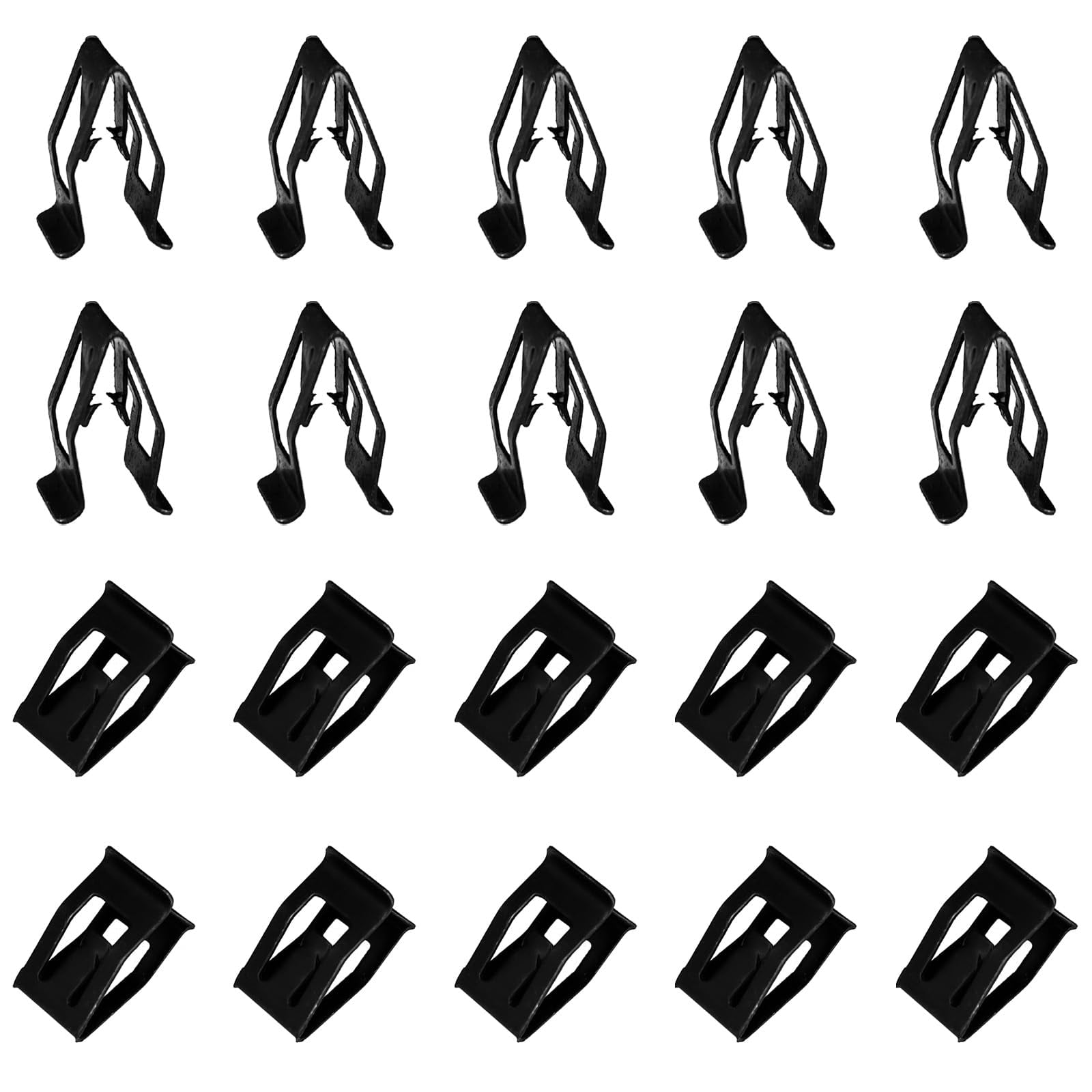 Gistilli 20PCS Black Metal IFF17 Dashboard Trim Clips, Automotive Car ...