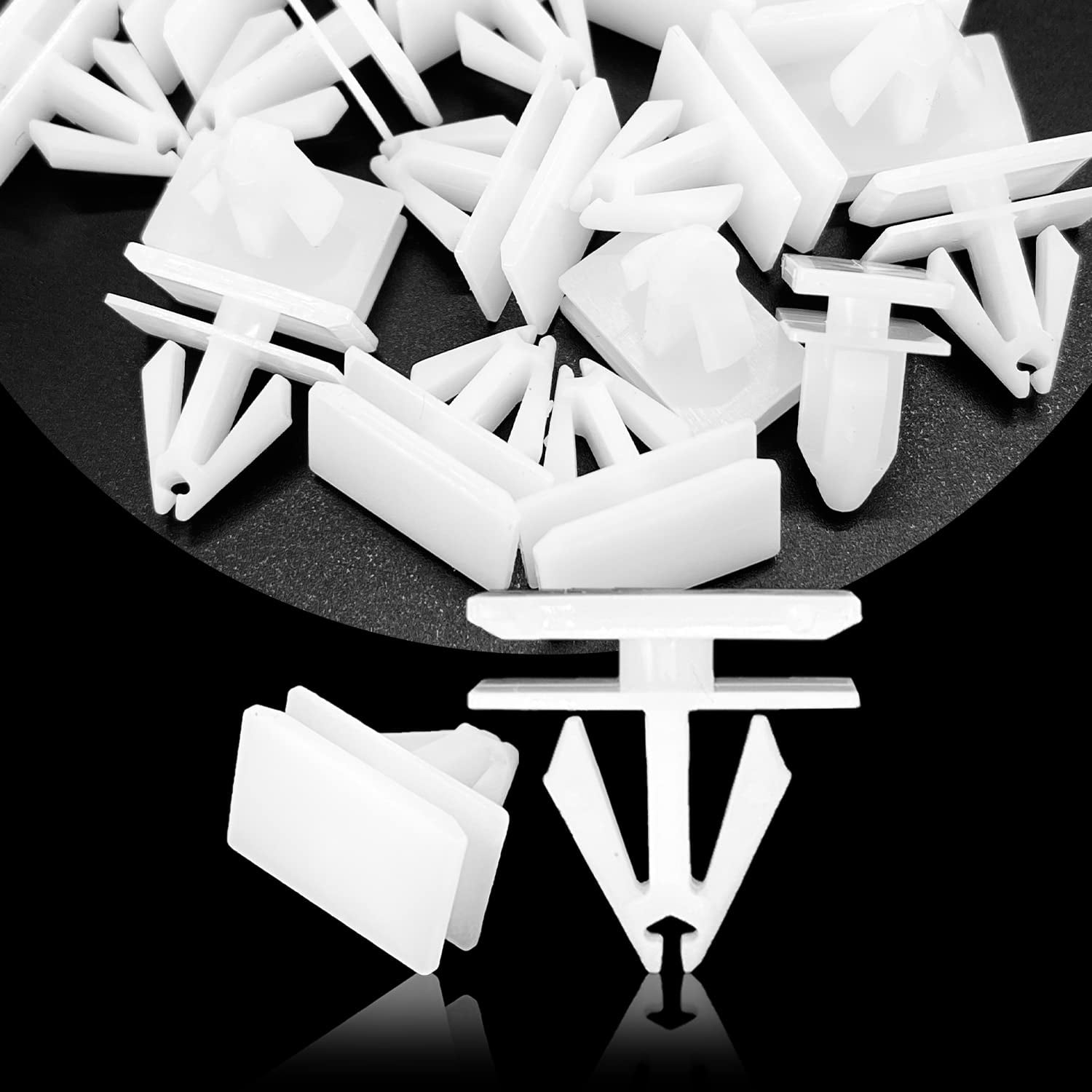 Gistilli 20PCS Rocker Panel IFF17 Moulding Rivets Clips Compatible with ...