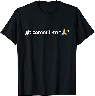 Git Commit Prayer Hands - Programmer Coder Software Engineer T-Shirt - Walmart.com