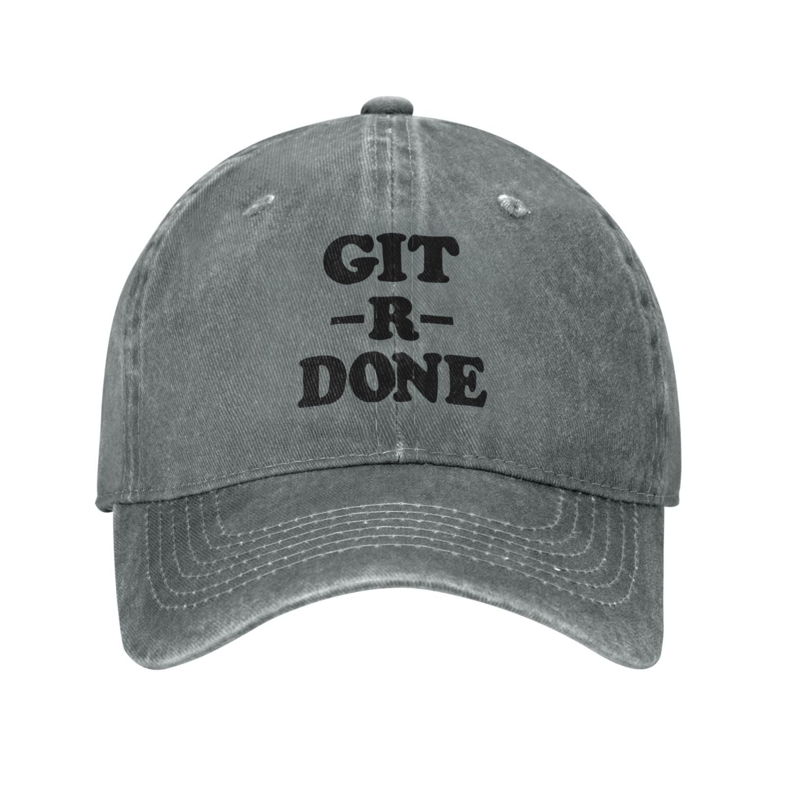 Git -R- Done Cowboy Hat Baseball Hat Trucker Hat For Men Women Retro Denim Hats Baseball Cap Dad ...