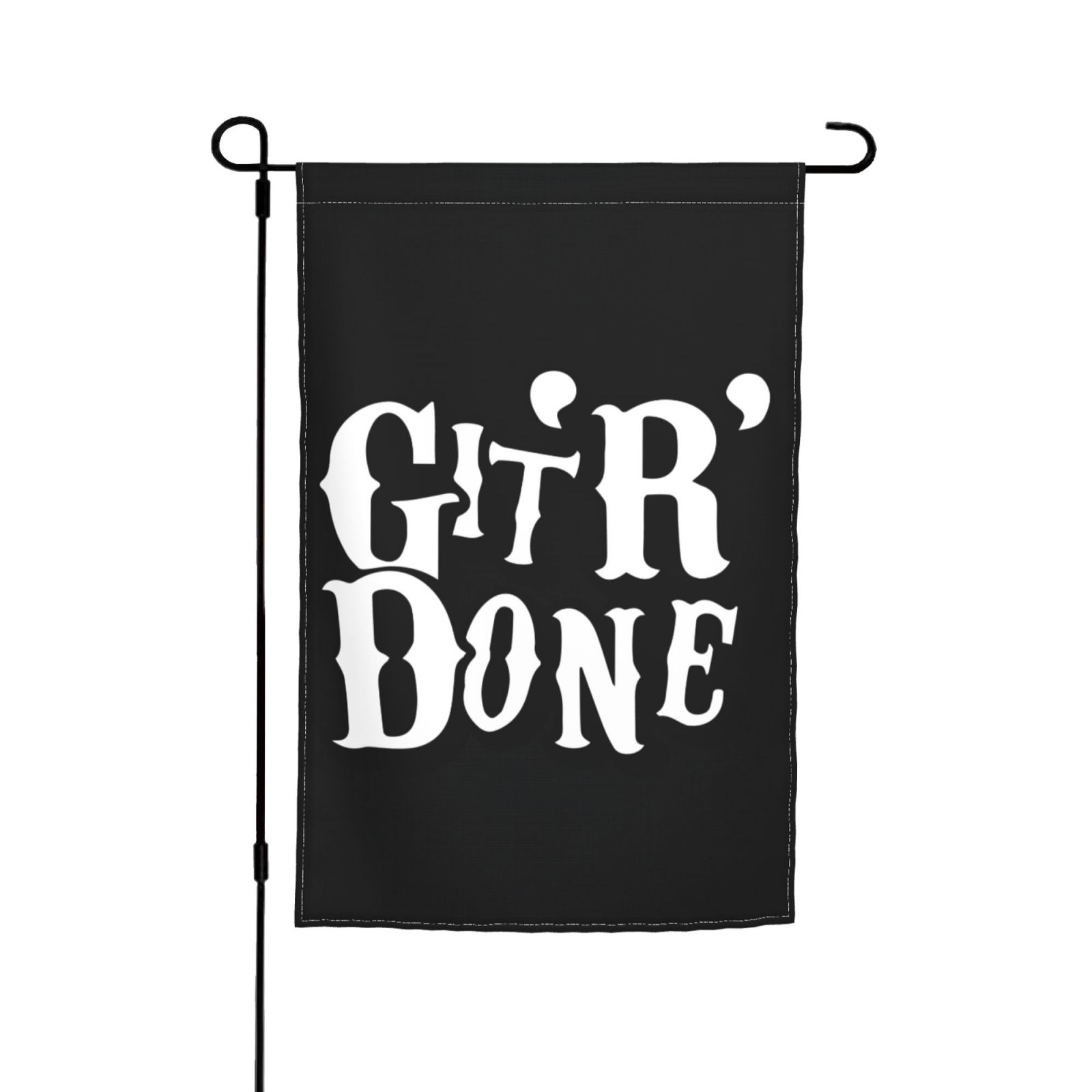 Git-R-Done Garden Flag 12x18 Inch, Double Sided Outside Sign Yard Flag ...