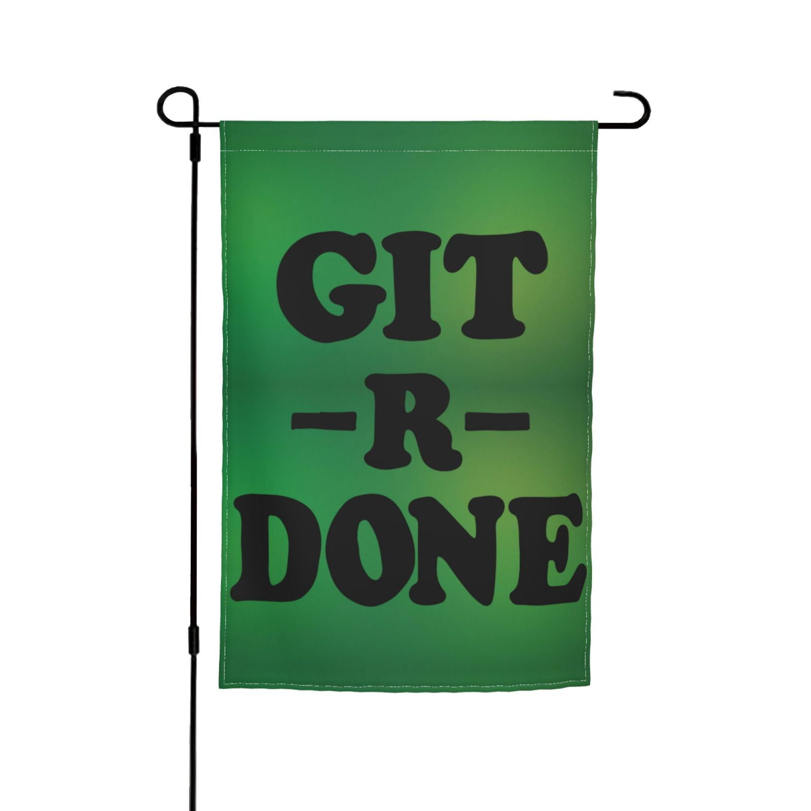 Git -R- Done Garden Flag 12x18 Inch, Double Sided Outside Sign Yard ...