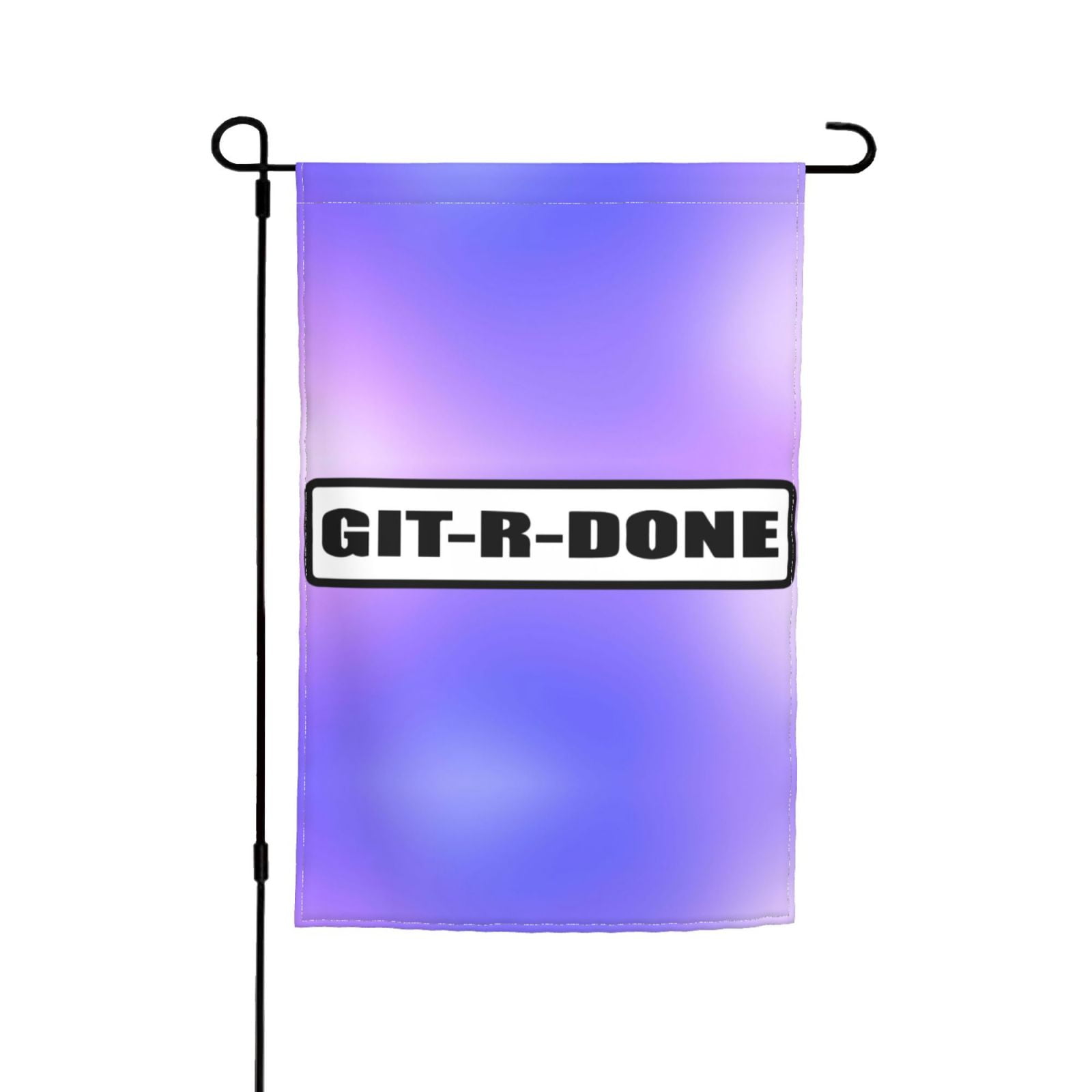 Git-R-Done Garden Flag 12x18 Inch, Double Sided Outside Sign Yard Flag ...
