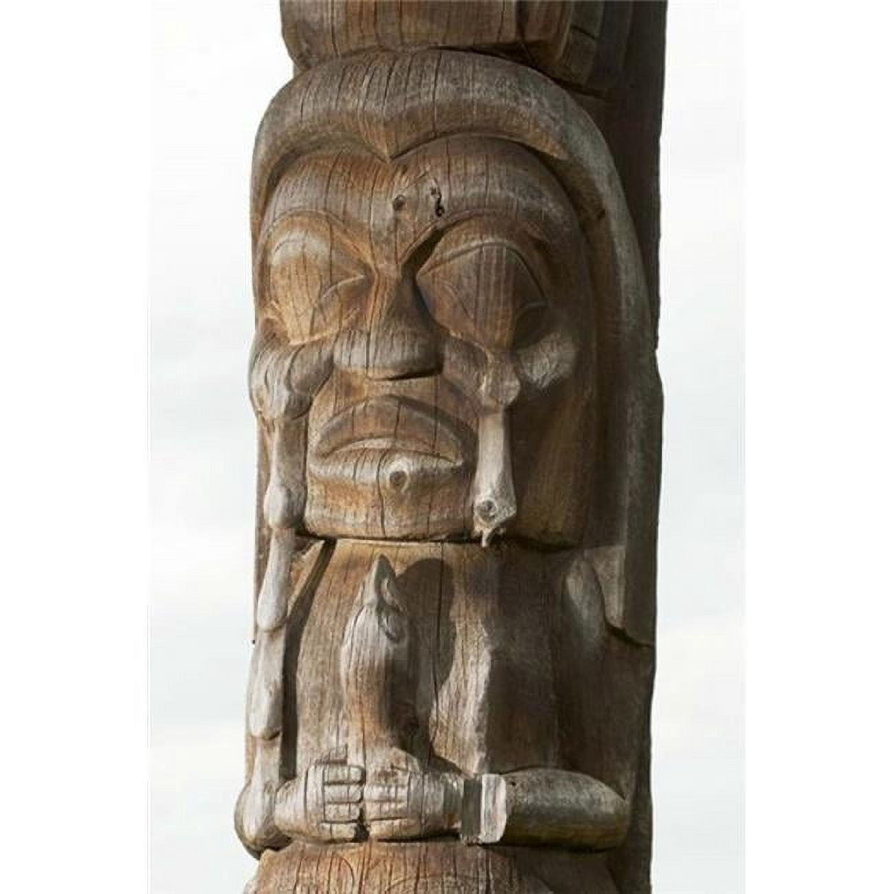 Gitksan Totem Pole Kispiox Village British Columbia Poster Print by ...