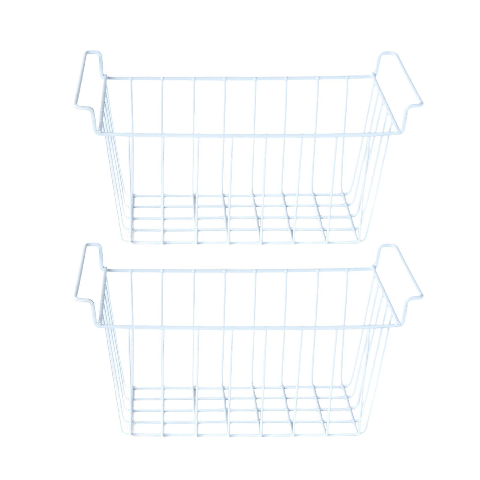 Gitohoni 2 Pieces Freezer Basket Freezer Wire Basket Storage Rack ...