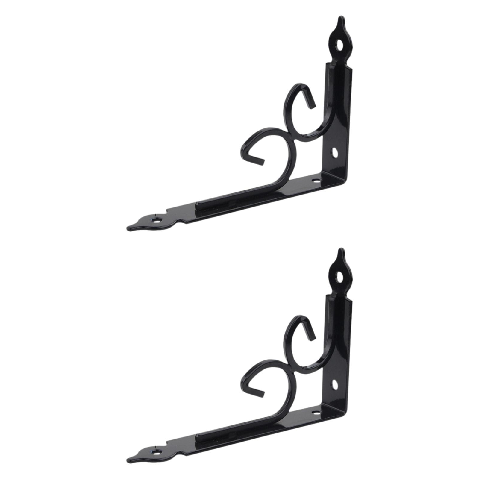 Gitohoni 2 Pieces Wall Shelf Brackets Metal Triangular Corner Brace ...