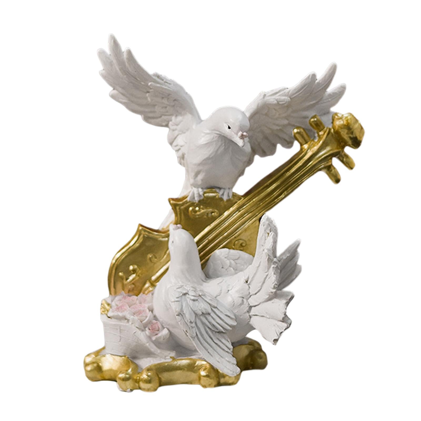 Gitohoni Adorable Dove Statue Table Centerpiece Sculpture for Entrance ...