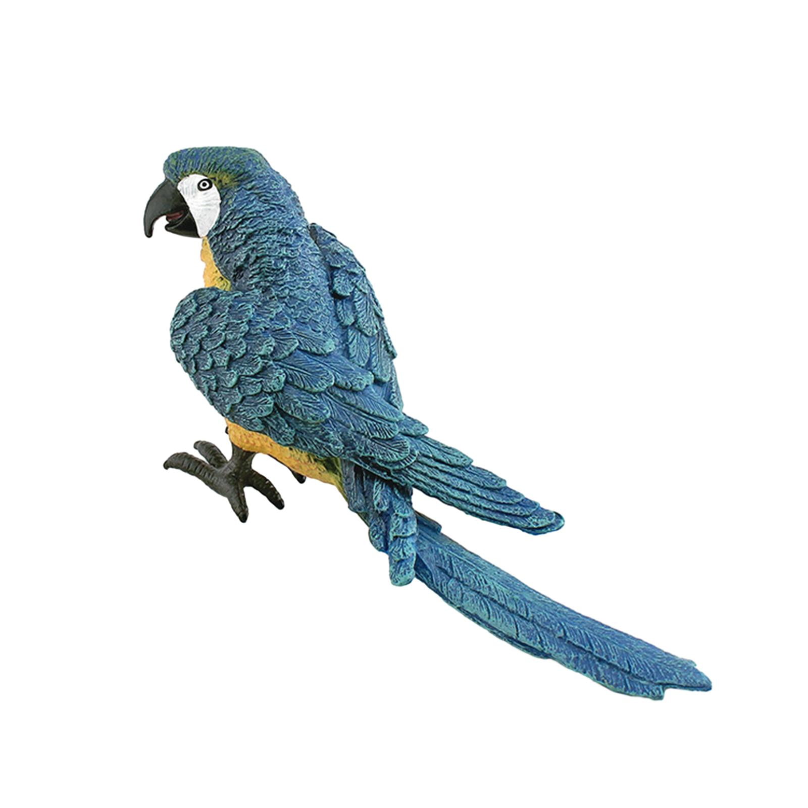 Gitohoni Artificial Parrot Model Artificial Parrot Statue Bird ...