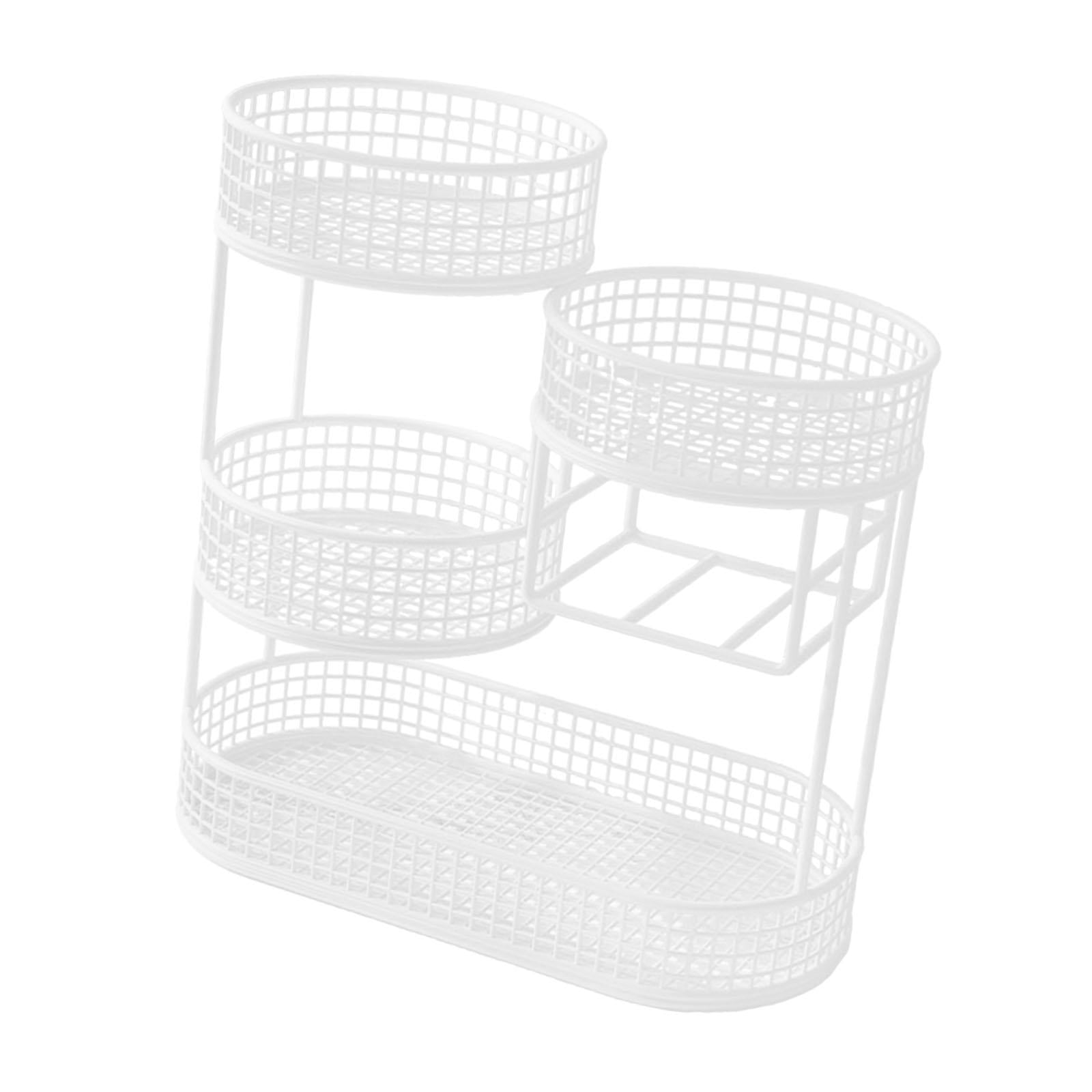 Gitohoni Countertop Fruit Basket 4 Tier Space Saving Container Large ...