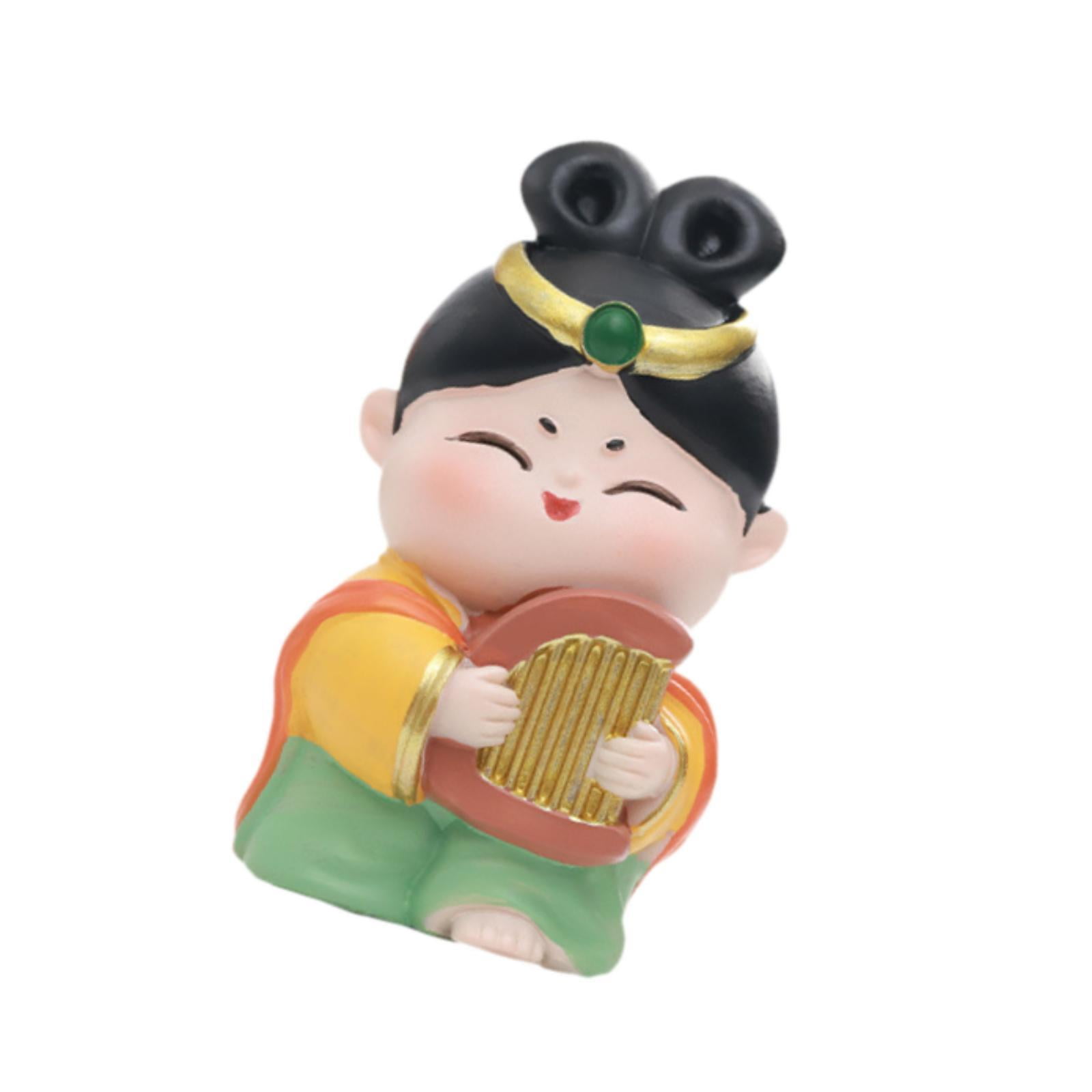 Gitohoni Creative Chinese Doll Gift Cute Girl Home Decoration Colorful ...