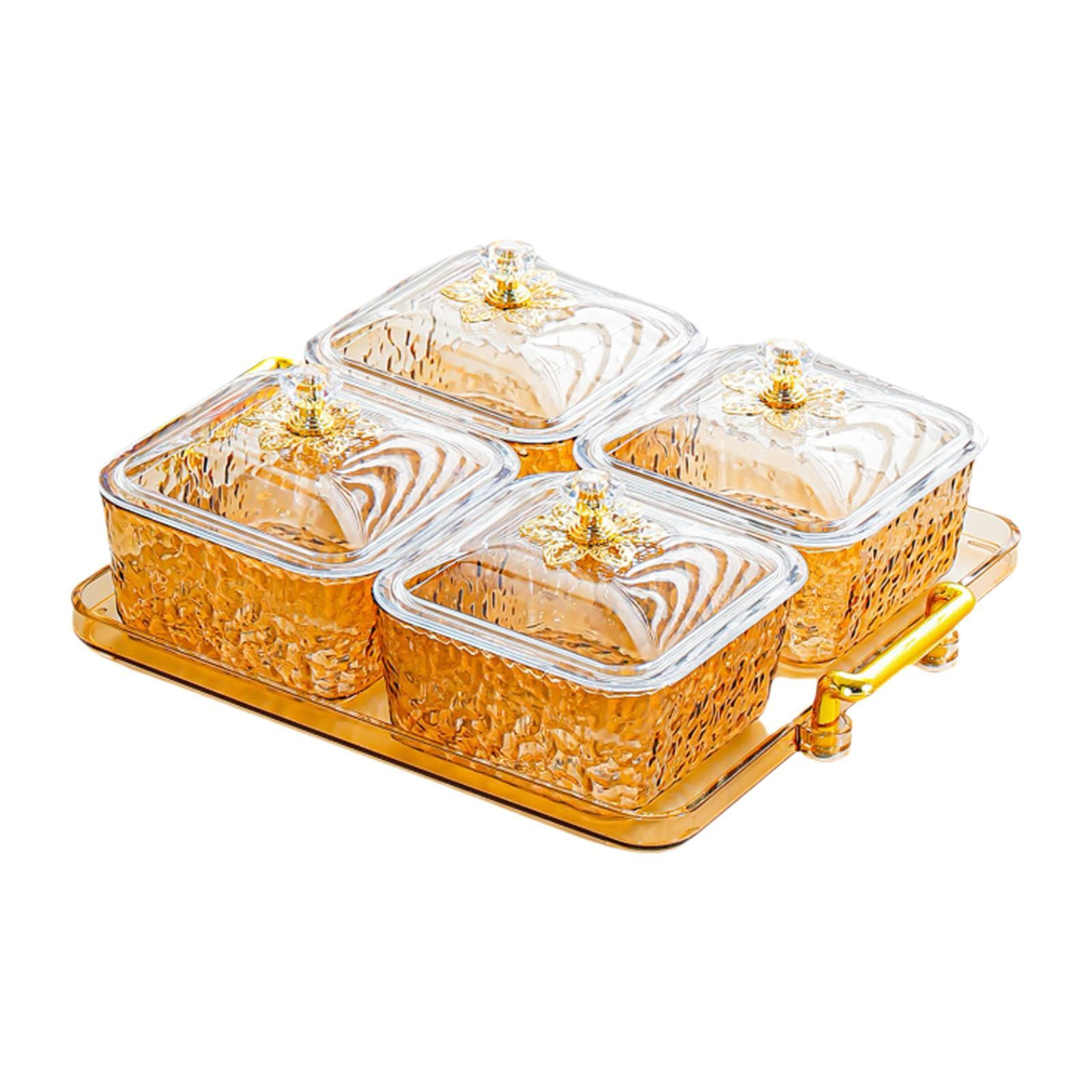 Gitohoni Dried Fruit Tray Divided Serving Platter Multipurpose Cookie ...