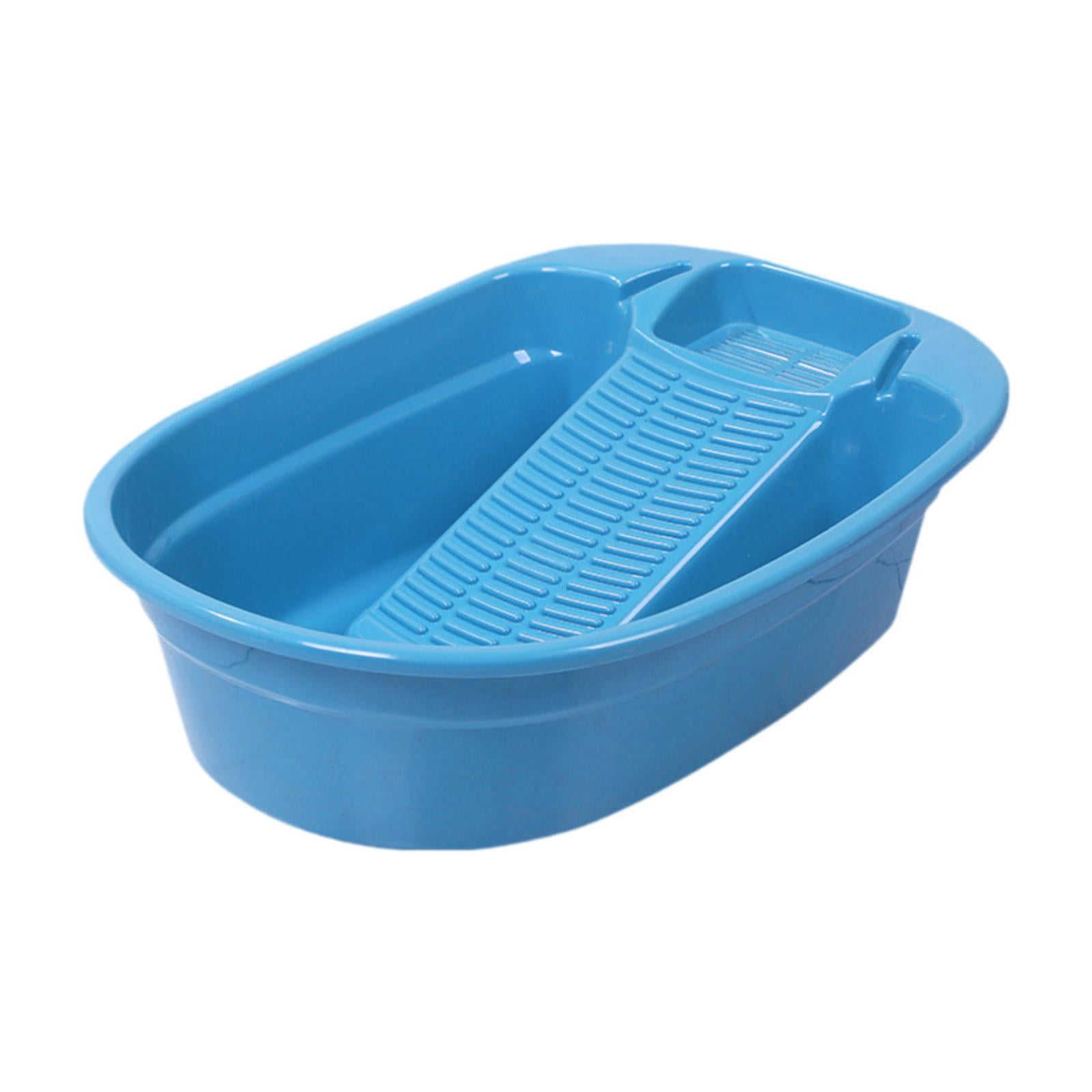 Gitohoni Hand Wash Basin Laundry Wash Tub with Washboard Non Slip ...
