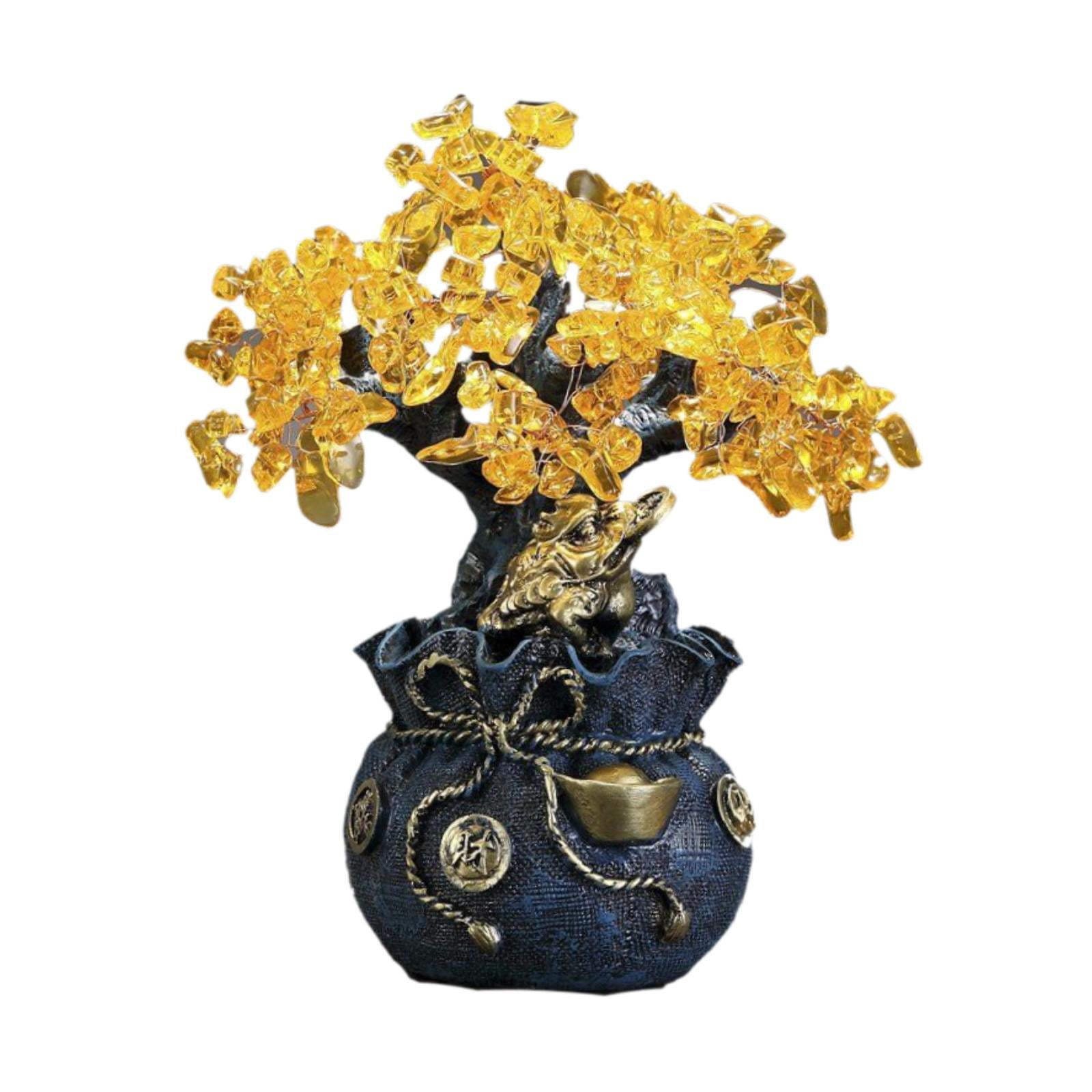 Gitohoni Money Tree Statue Artwork Chinese Lucky Decoration for Shop ...