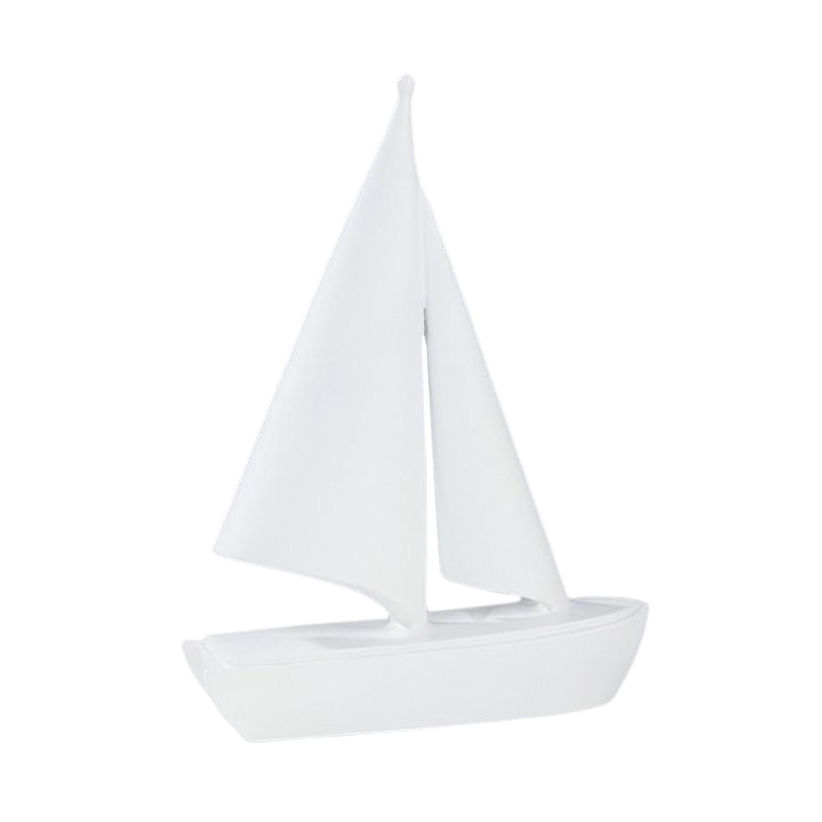 Gitohoni Sailing Ship Statue Sailboat Model Sailing Boat Figurine for ...