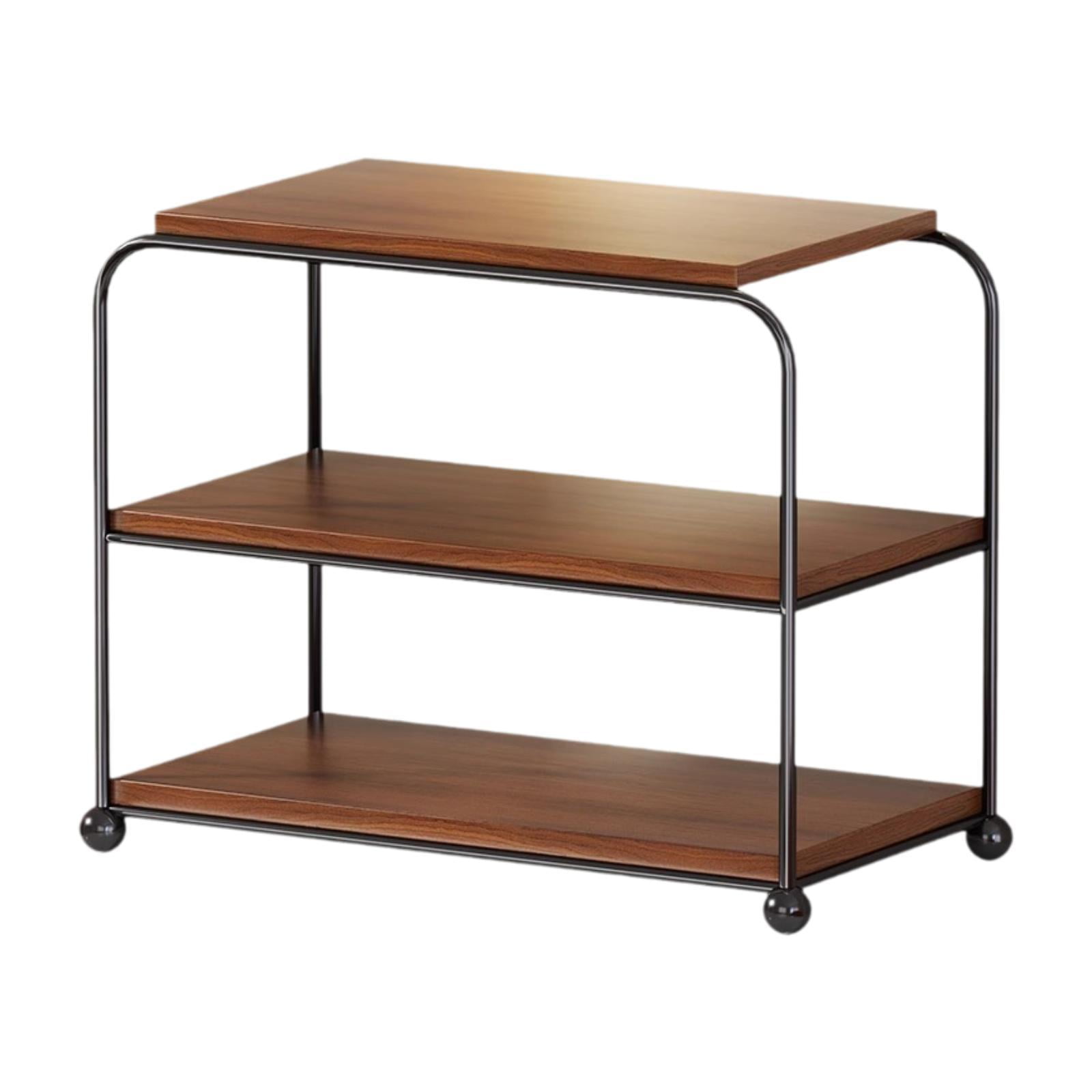 Gitohoni Table Shelf with Caster Tabletop Stand Display Shelf Spice ...