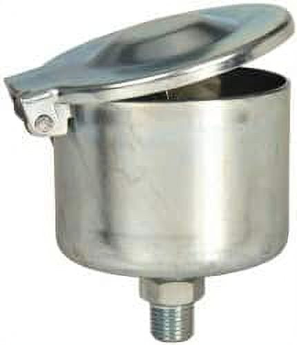 Gits 02108 Steel Straight Hex Body Oil Cup, 4-7/8 Oz Capacity, 1/4-18 ...