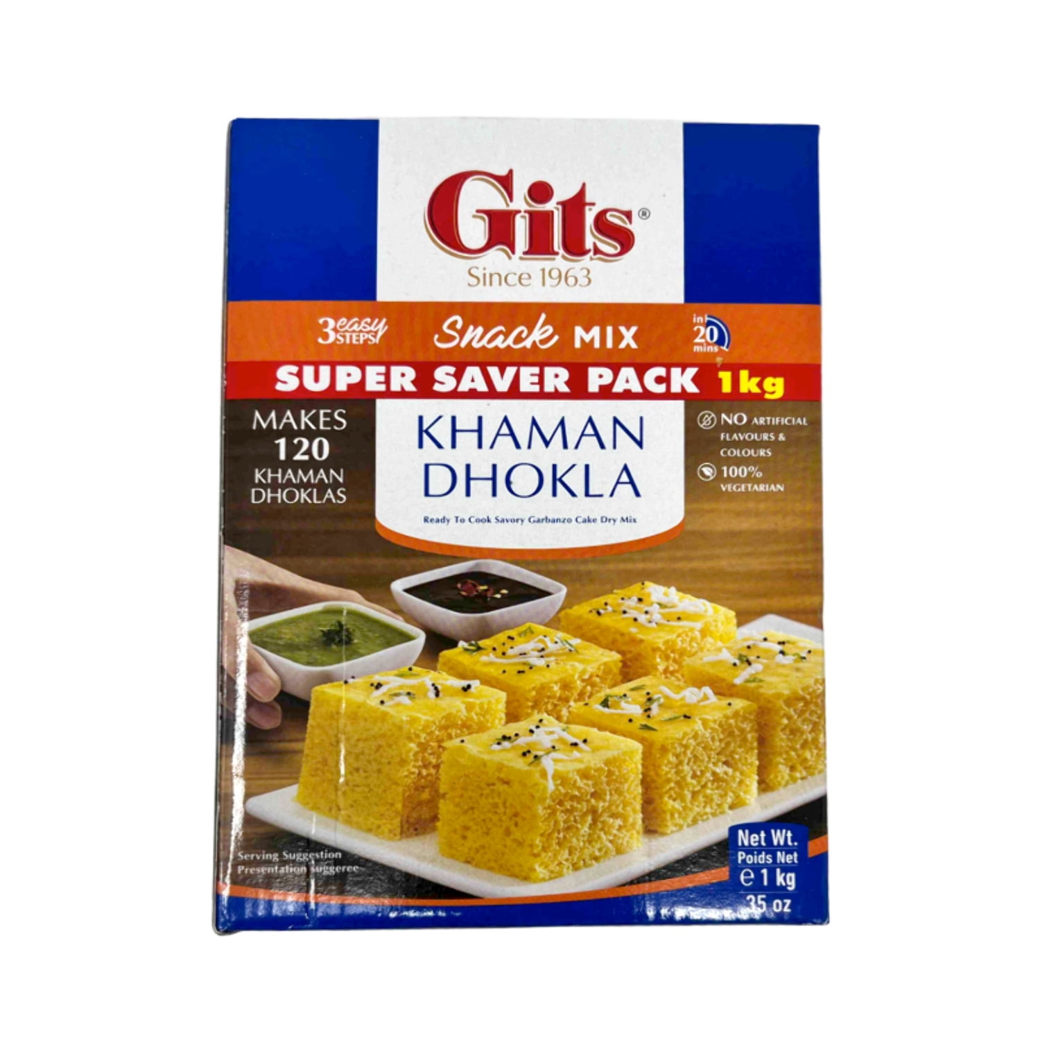 Gits Instant Mix Khaman Dhokla - Walmart.com
