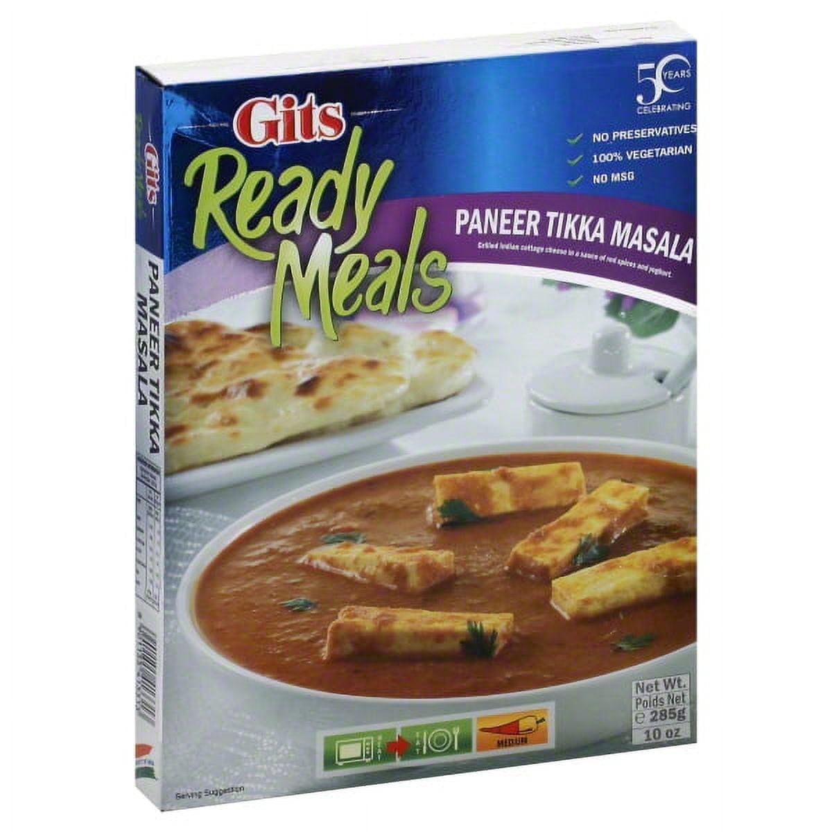 Gits Ready Meal Paneer Tikka Masala 285gm - Walmart.com