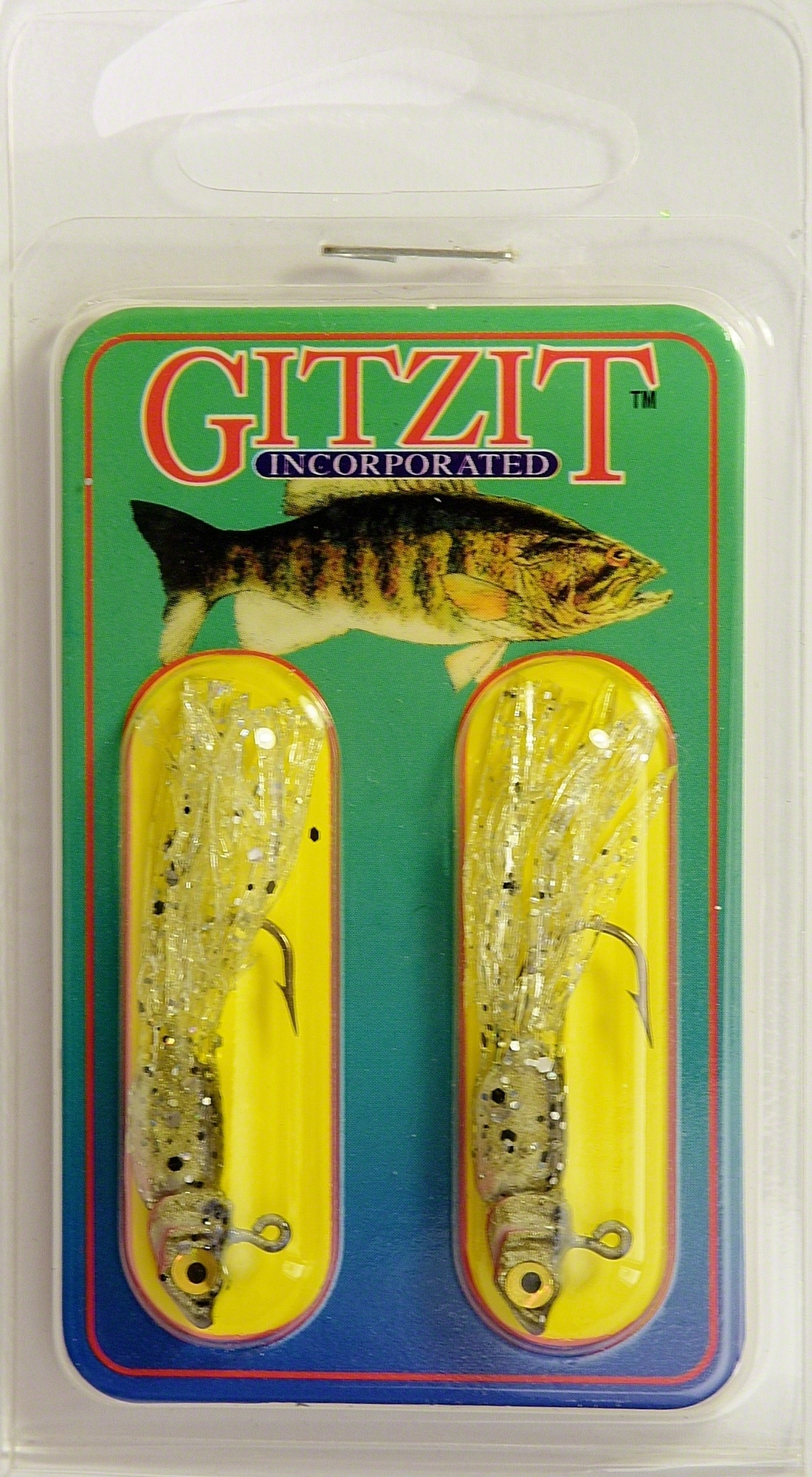 Gitzit 16162 Little Tough Guy Jig 1 1/2" 1/16 oz Size 6 Hook Minnow ...